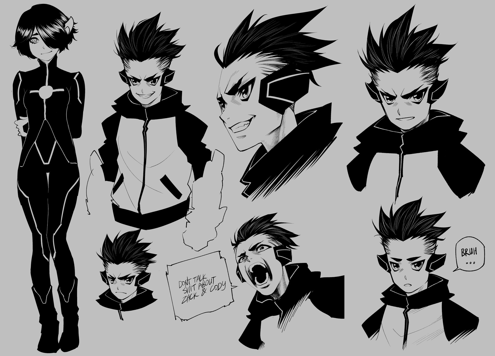 ArtStation - Character Designs and Concepts i did for SCI-FI Manga ...