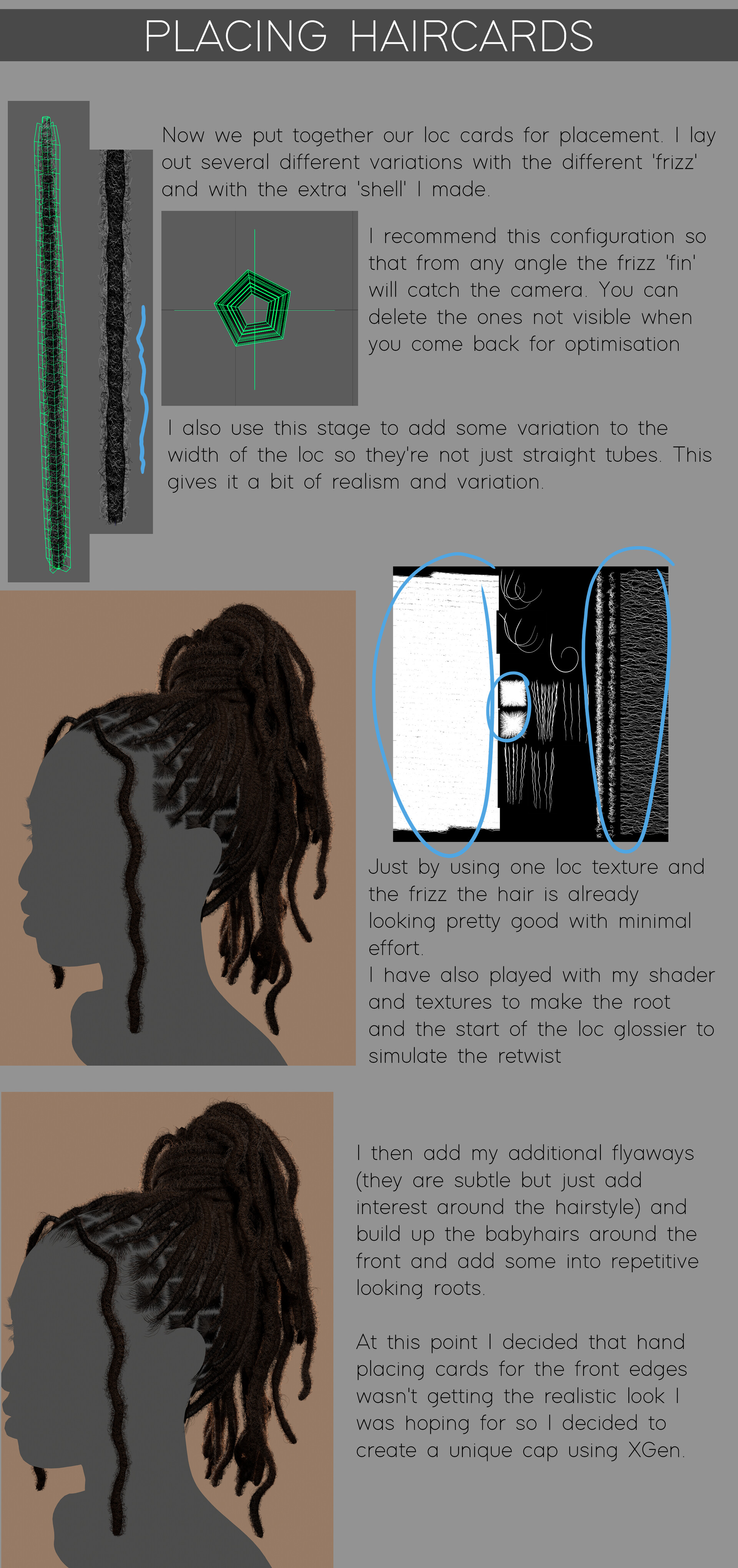 how to draw hair locks