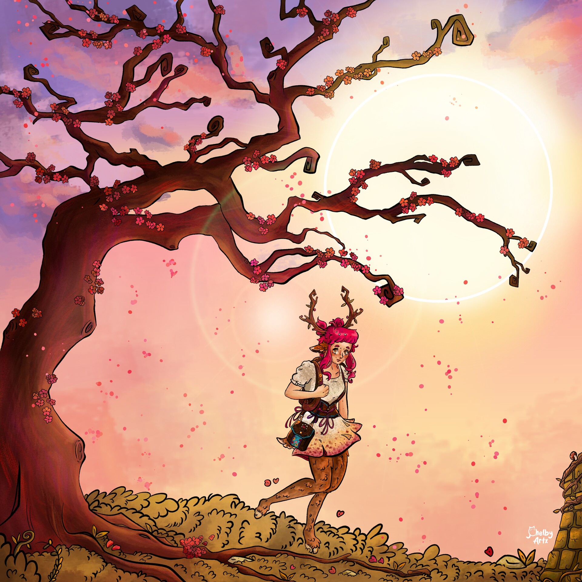 ArtStation - Willow Blossom - DND character OC🍁