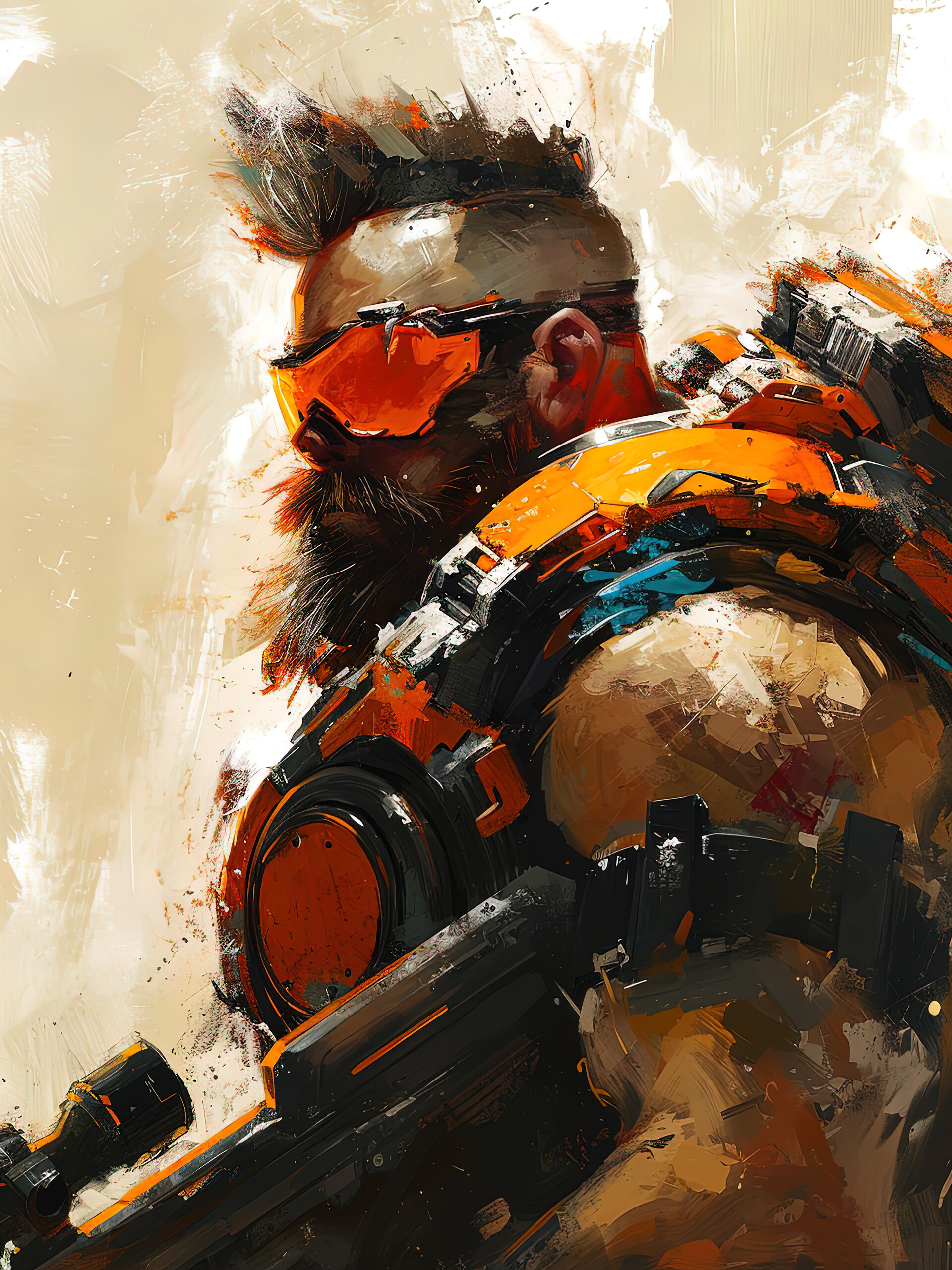 ArtStation - Half Life X Gears of War - Gordon Freeman in Delta Squad