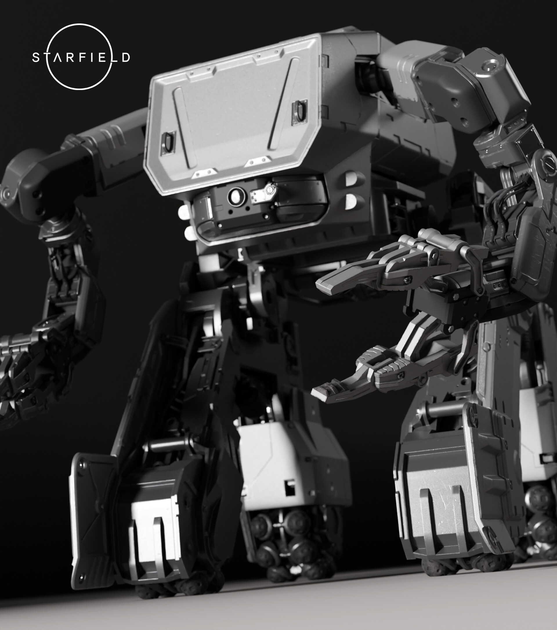 ArtStation - Starfield Tauros Robot Platform (Model T), Construction ...