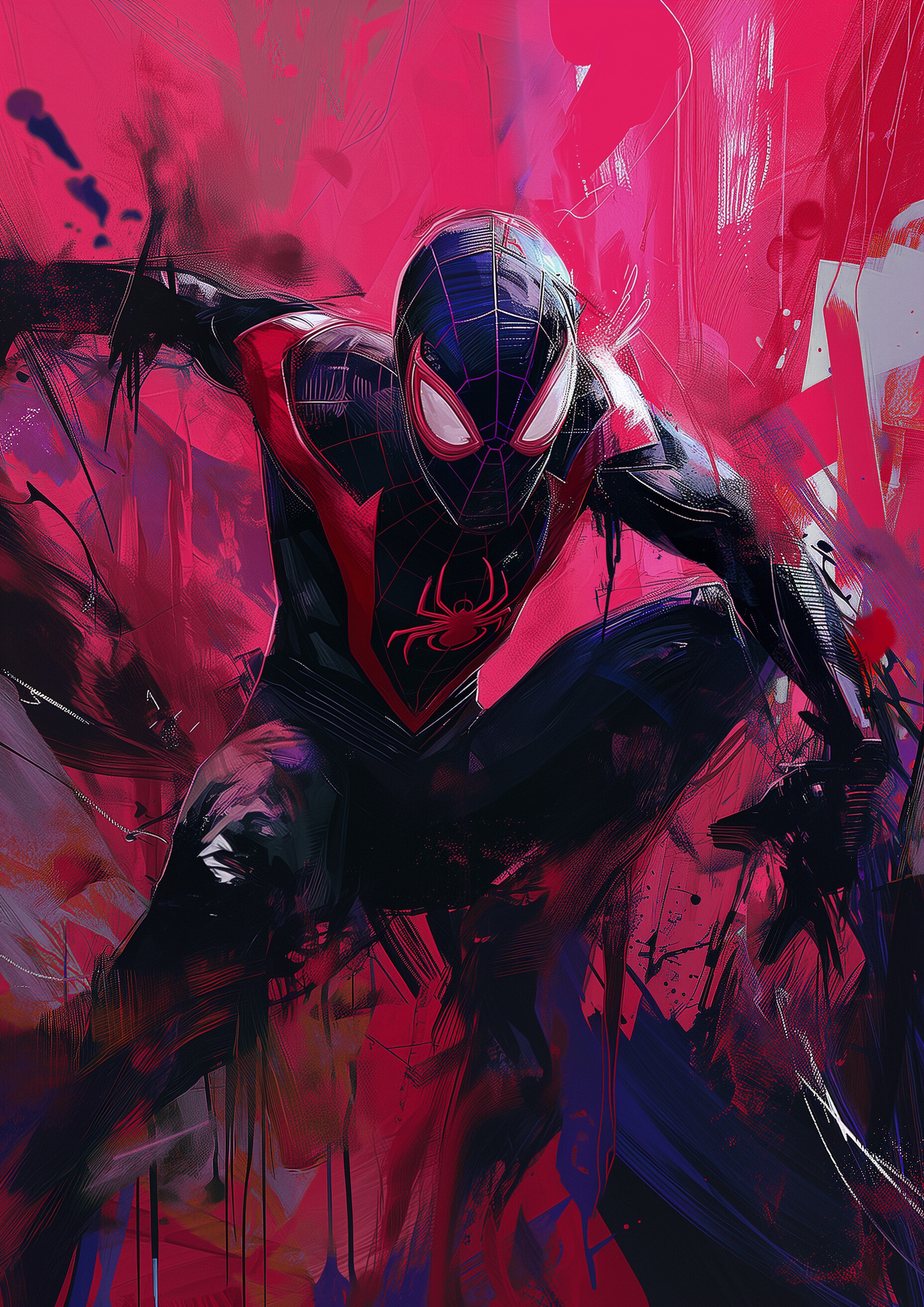 ArtStation - Stylized Artwork of the Spider-Verse