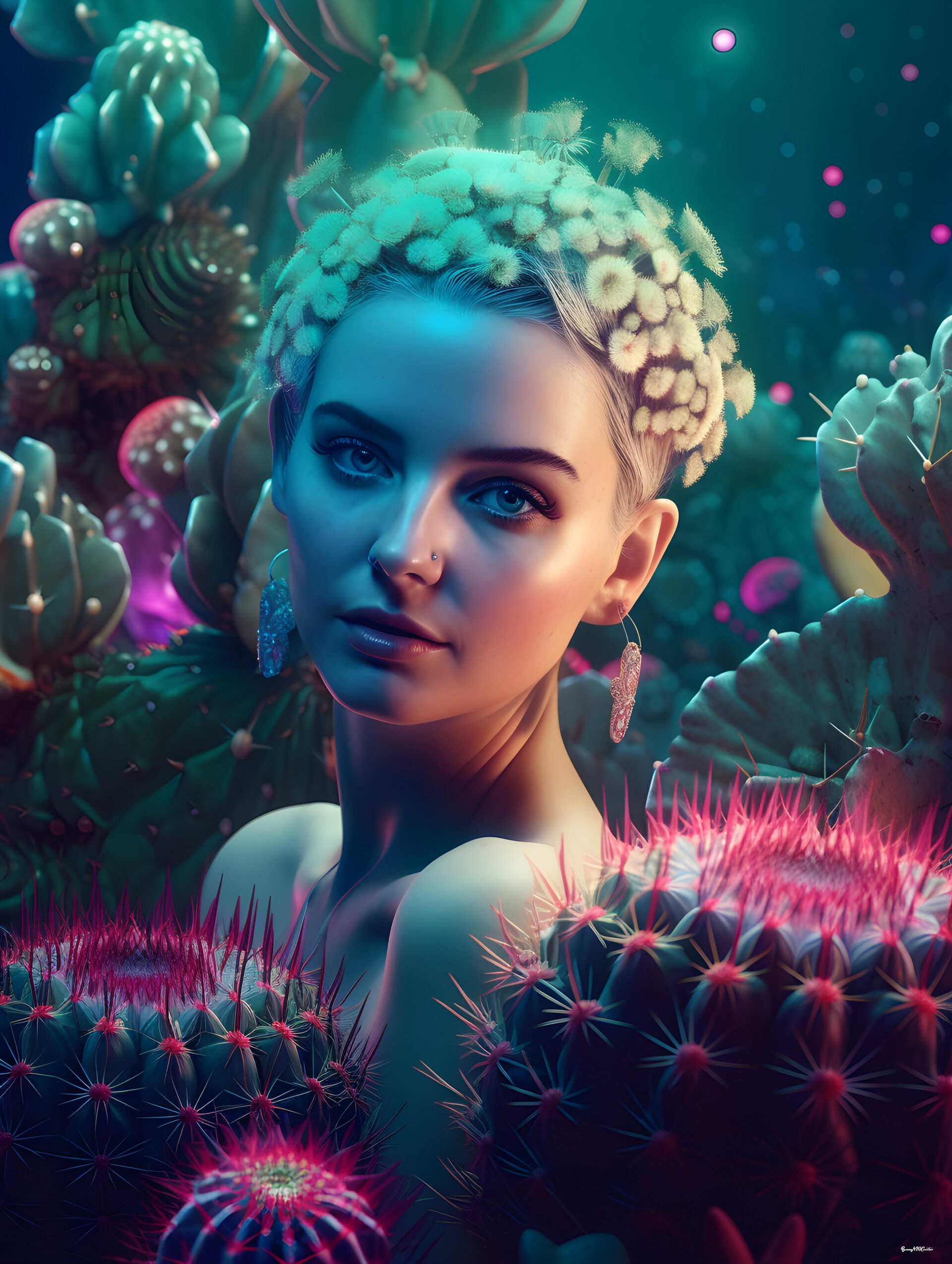 ArtStation - Cactus Bloom