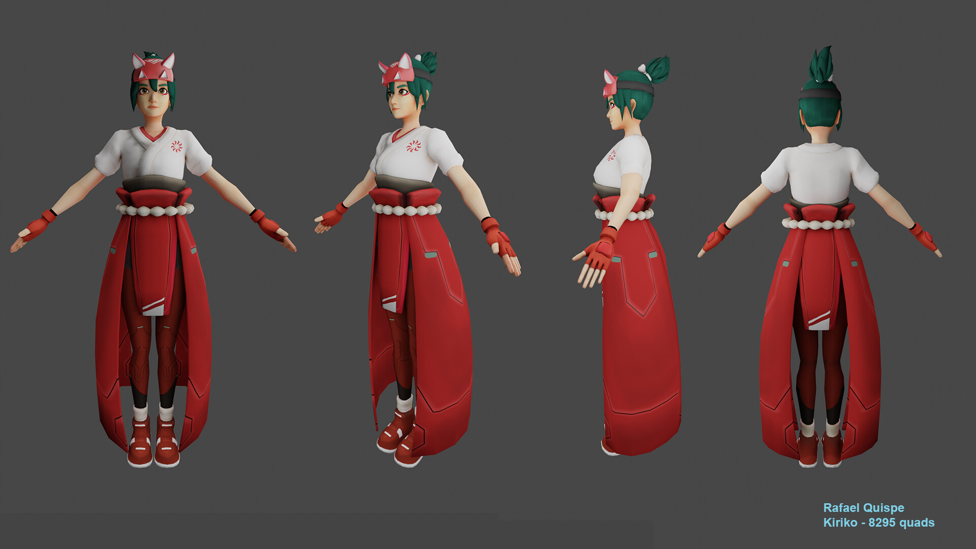 ArtStation - Kiriko Overwatch 3D model