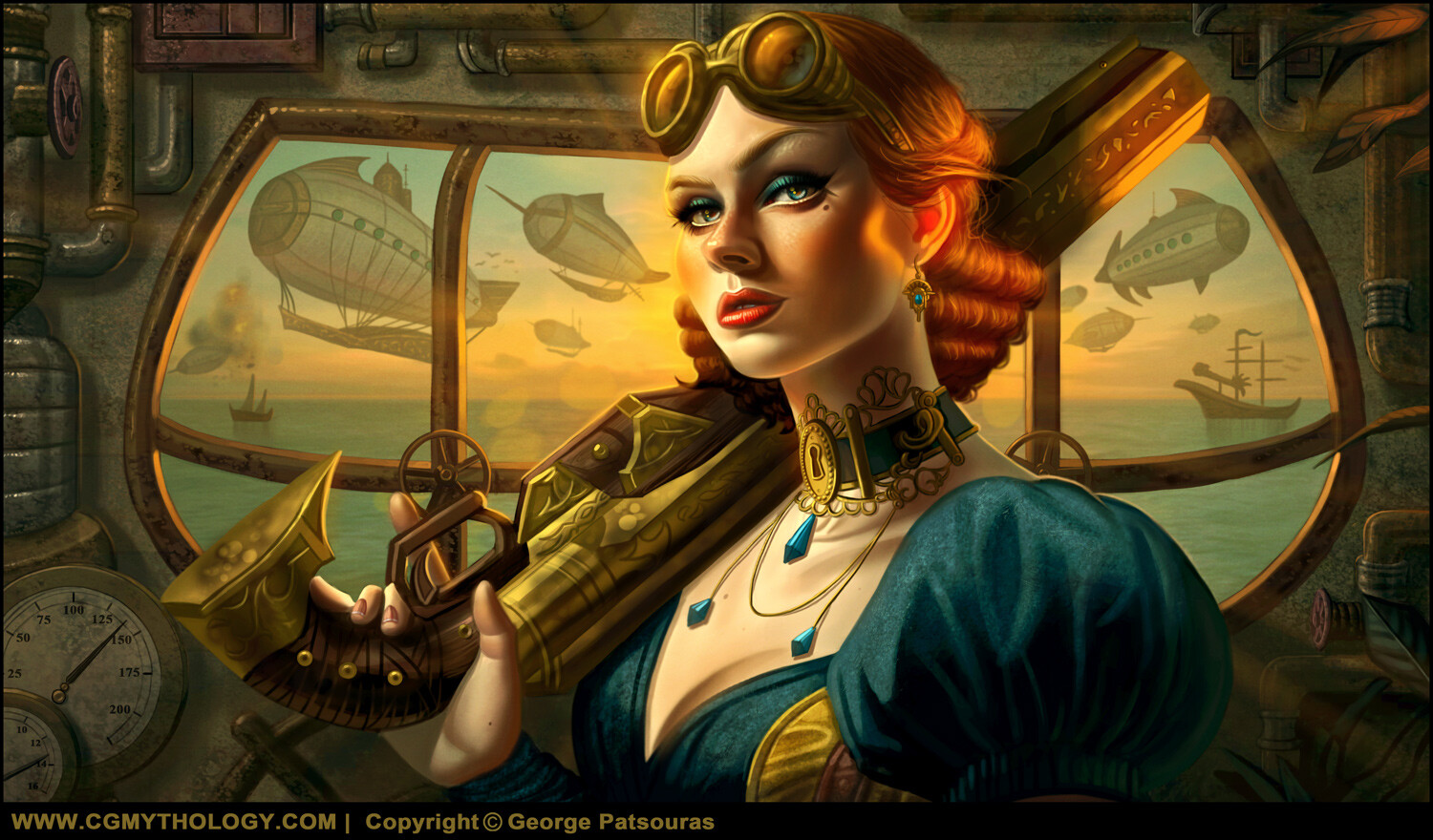 ArtStation - Steampunk Girl