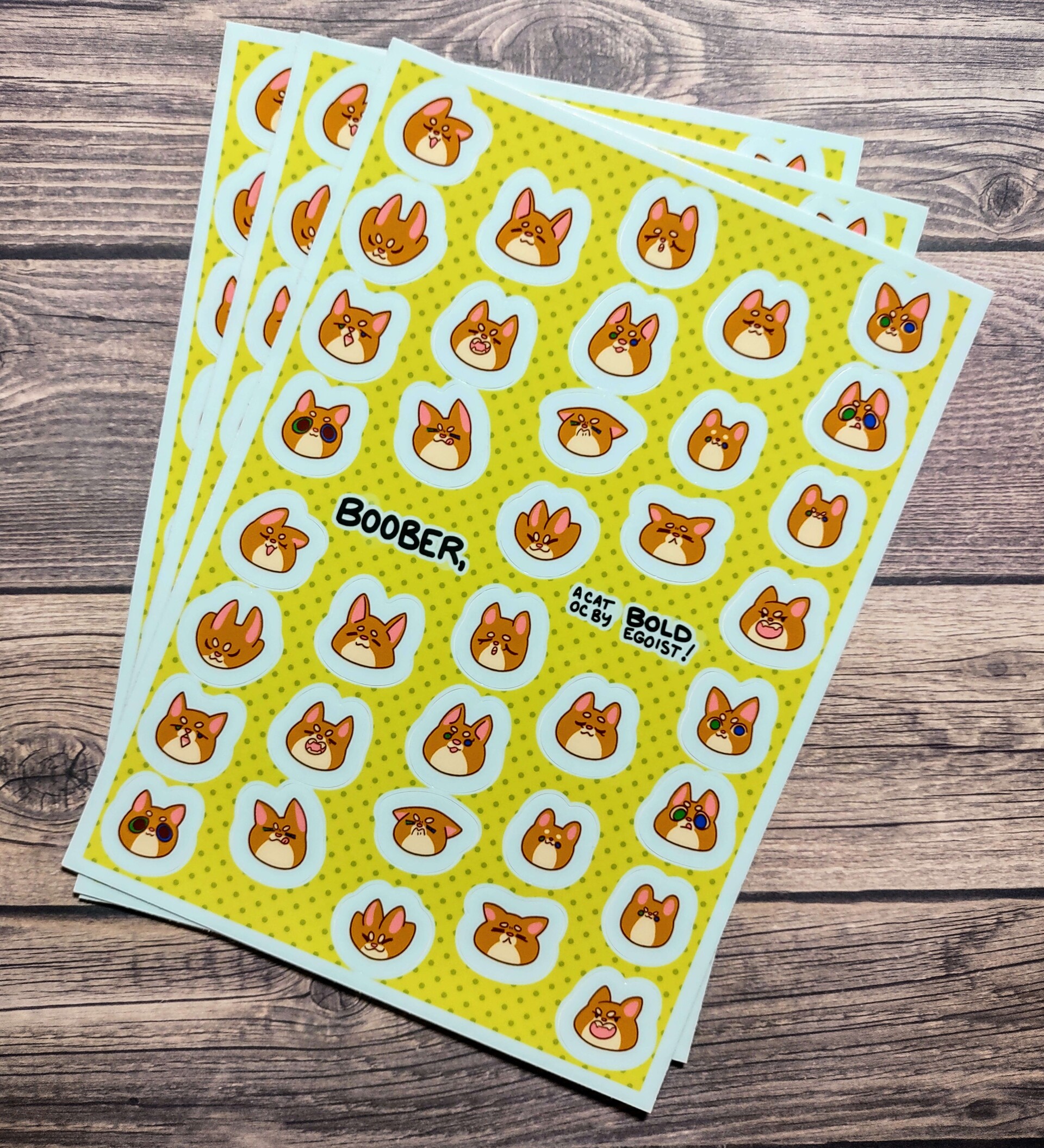 ArtStation - Boober Vinyl Sticker Sheet!