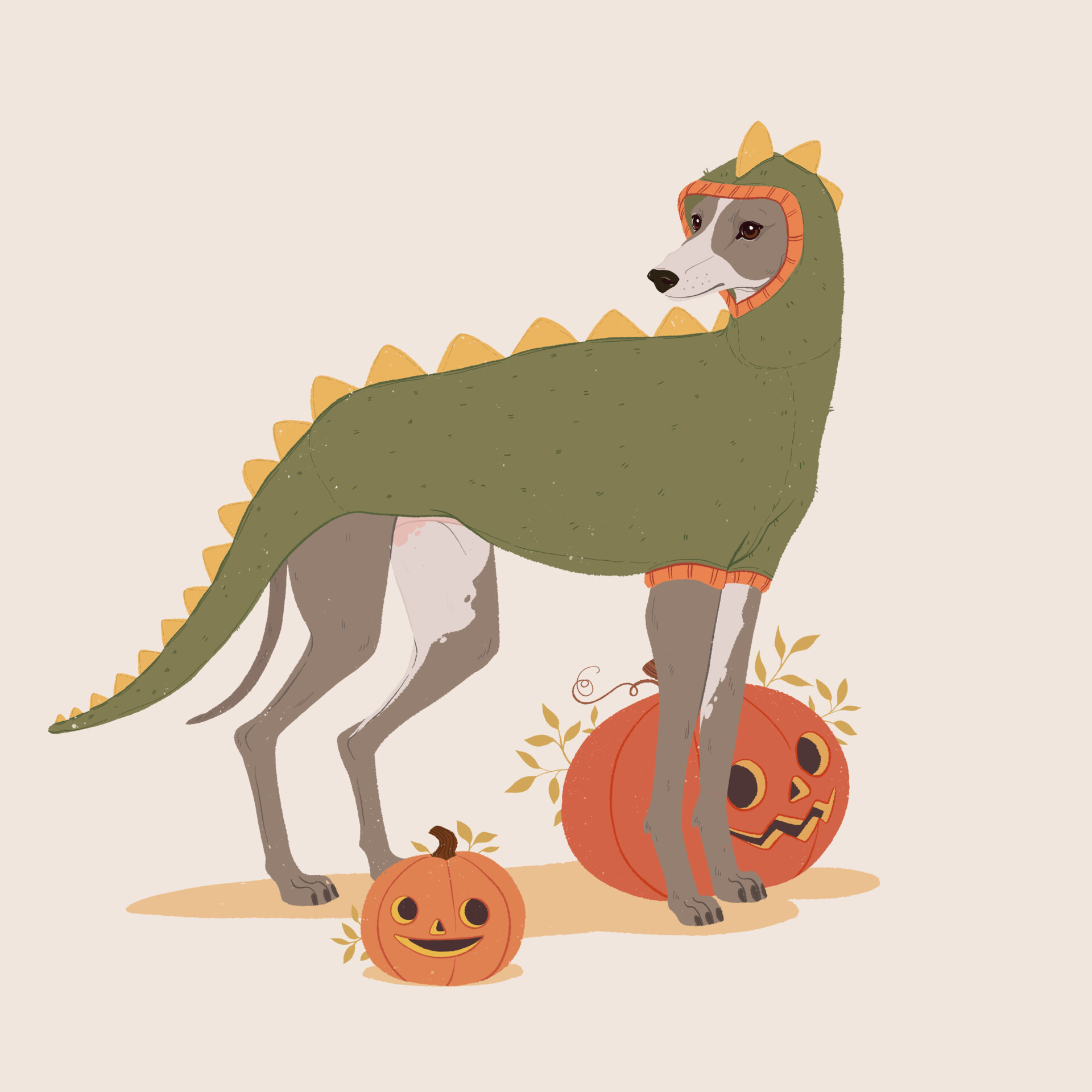 ArtStation - Italian Greyhound Halloween Costume