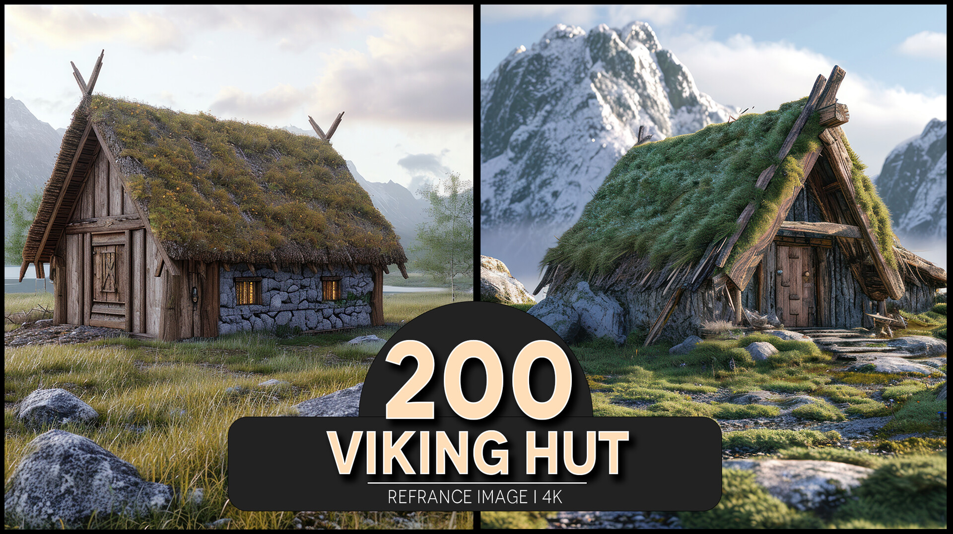 Pixel Ref - Viking Hut 4K Reference/Concept Images