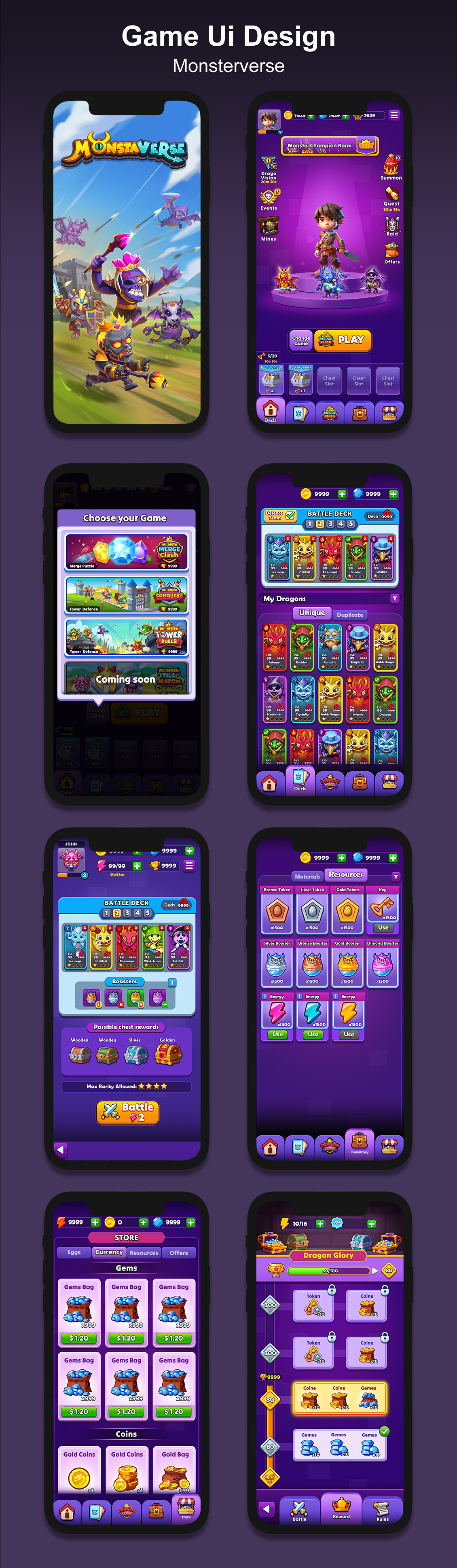 ArtStation - Monsterverse Game Ui