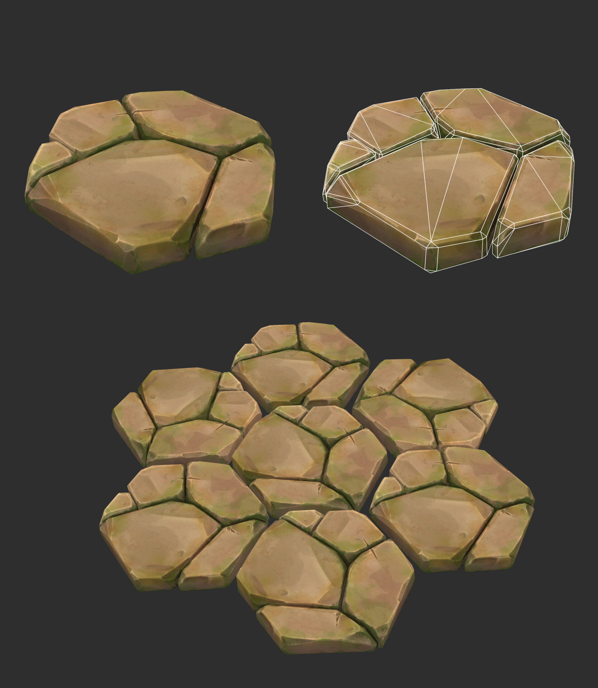 ArtStation - Hexagon Stone