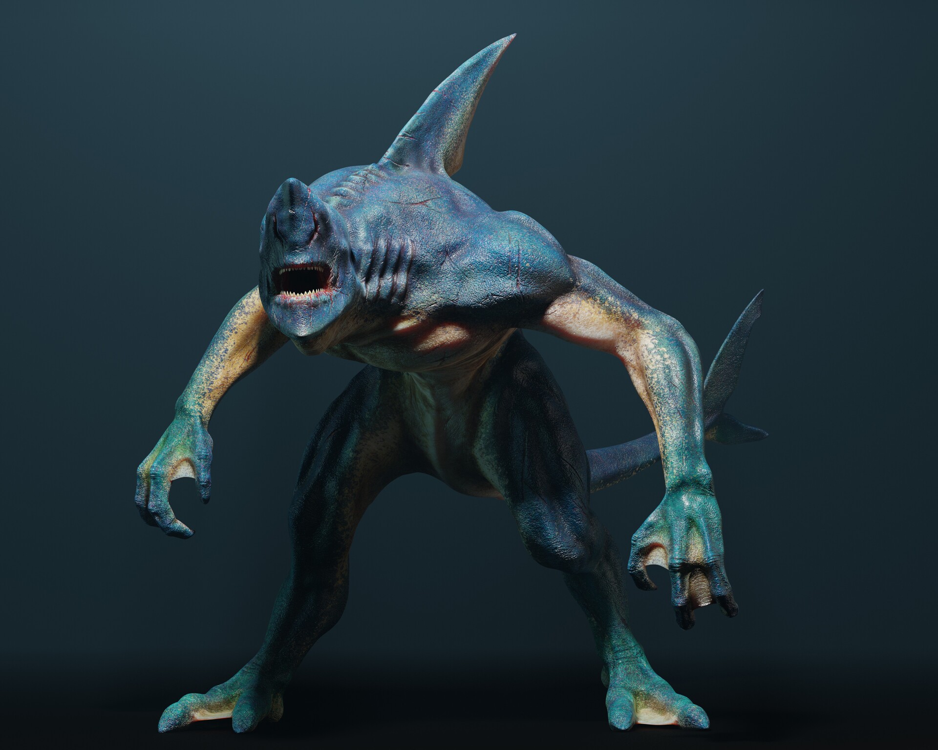 ArtStation - Shark like (Creature)