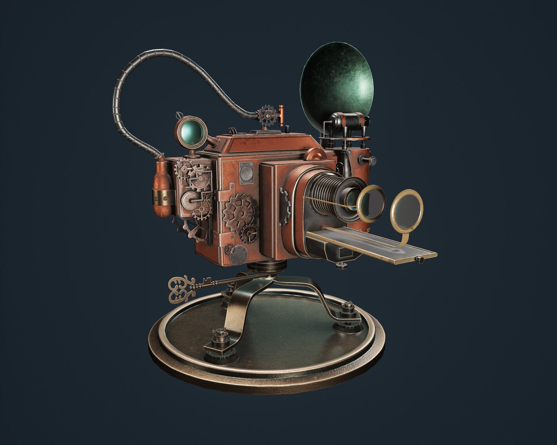 ArtStation - The Vintage Steampunk Camera