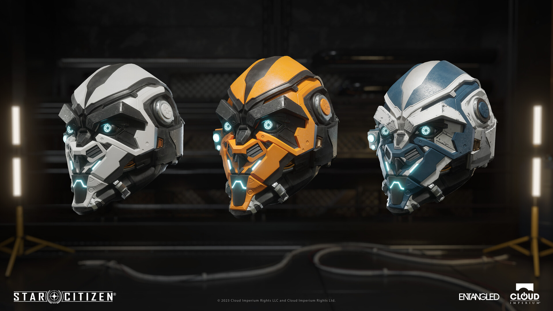 ENTANGLED Studio - In-game character helmets for Star Citizen