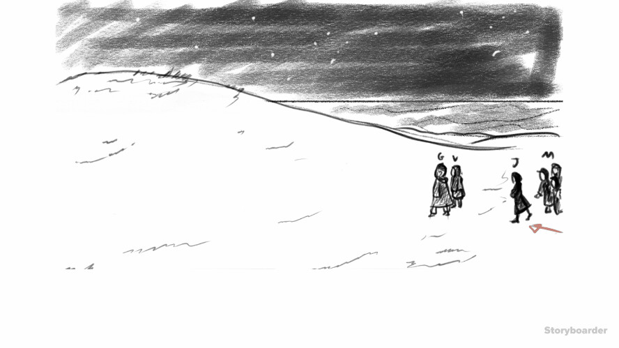 ArtStation - Storyboarding exercise - Earthsea, Roke Knoll scene.