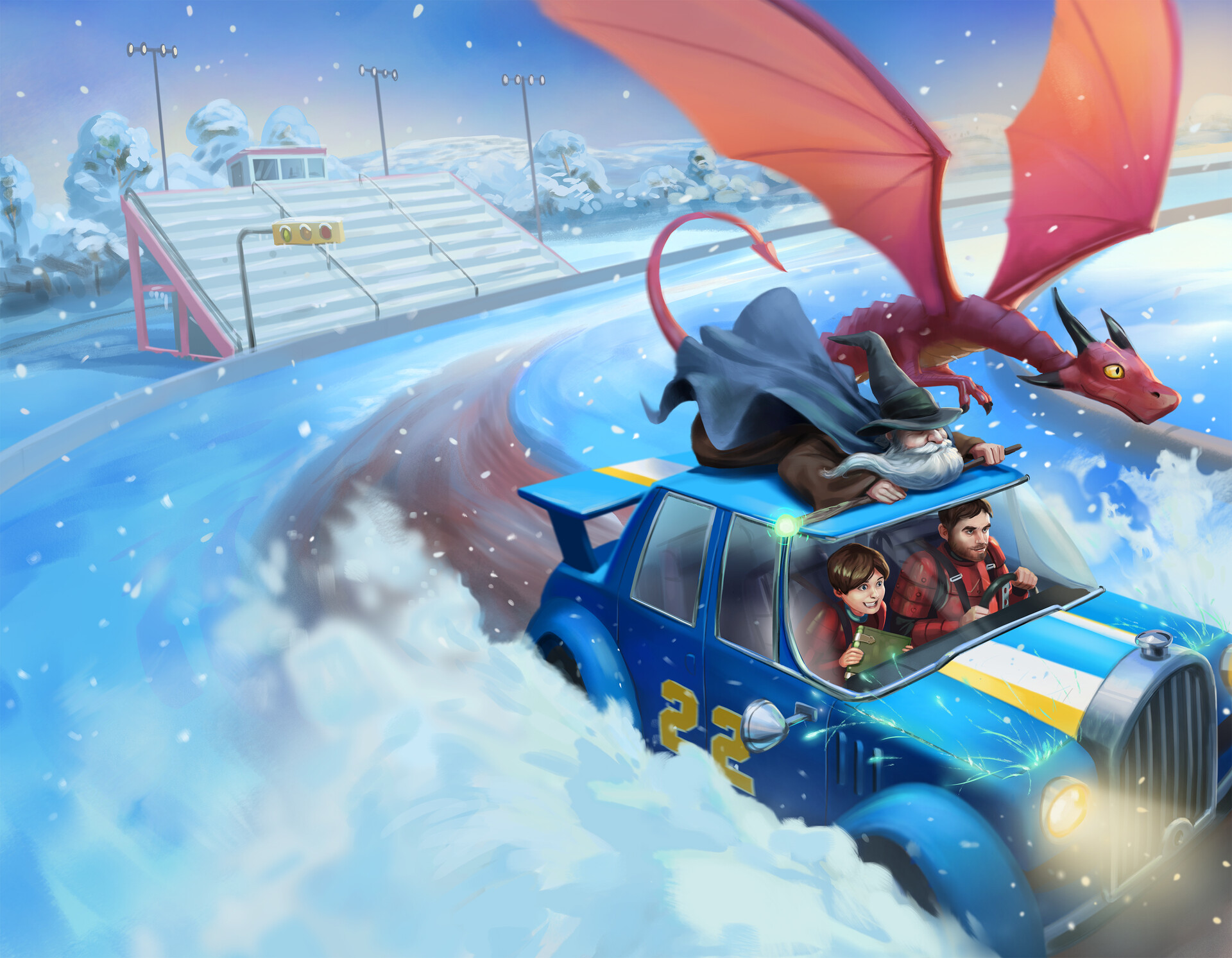 ArtStation - Leo and Notsch: Cover illustration