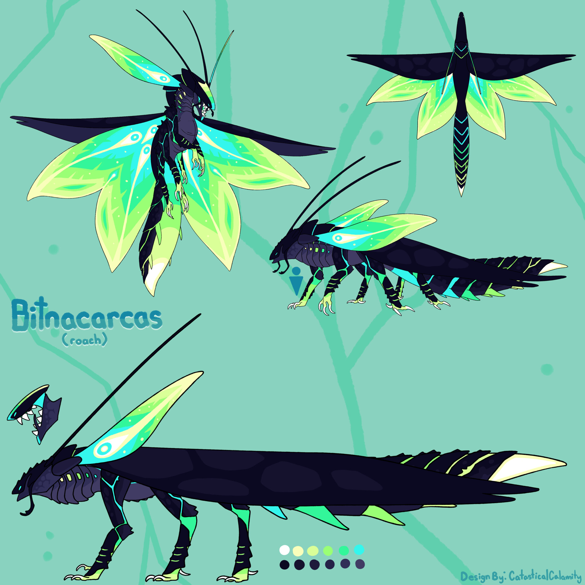 ArtStation - Unofficial Creatures of Sonaria design, Bitnacarcas