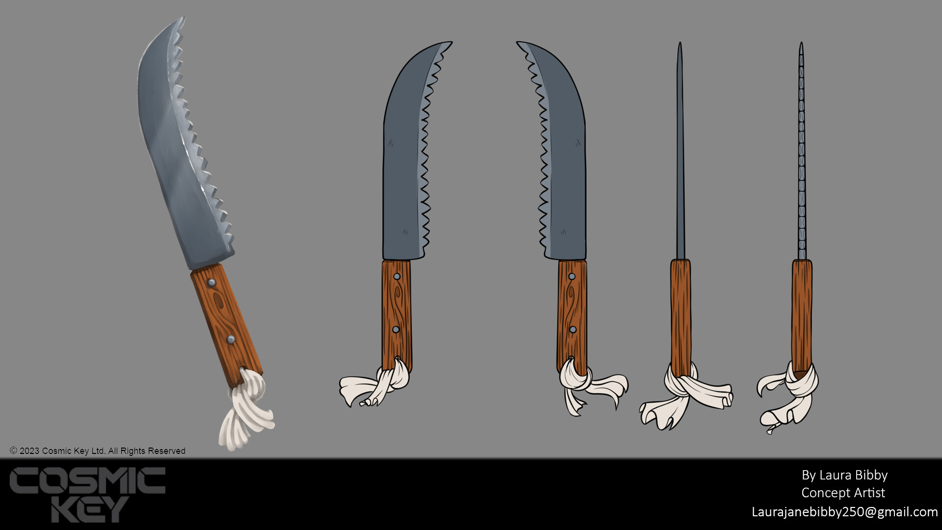 Laura Bibby - COSMIC KEY - Prop Concept Art