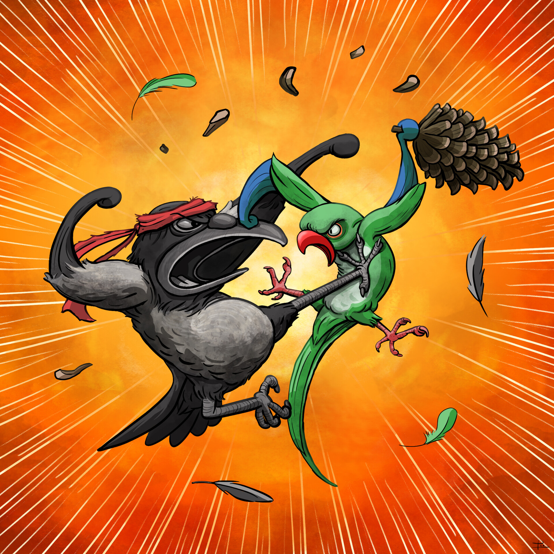 ArtStation - Bird Fighters!