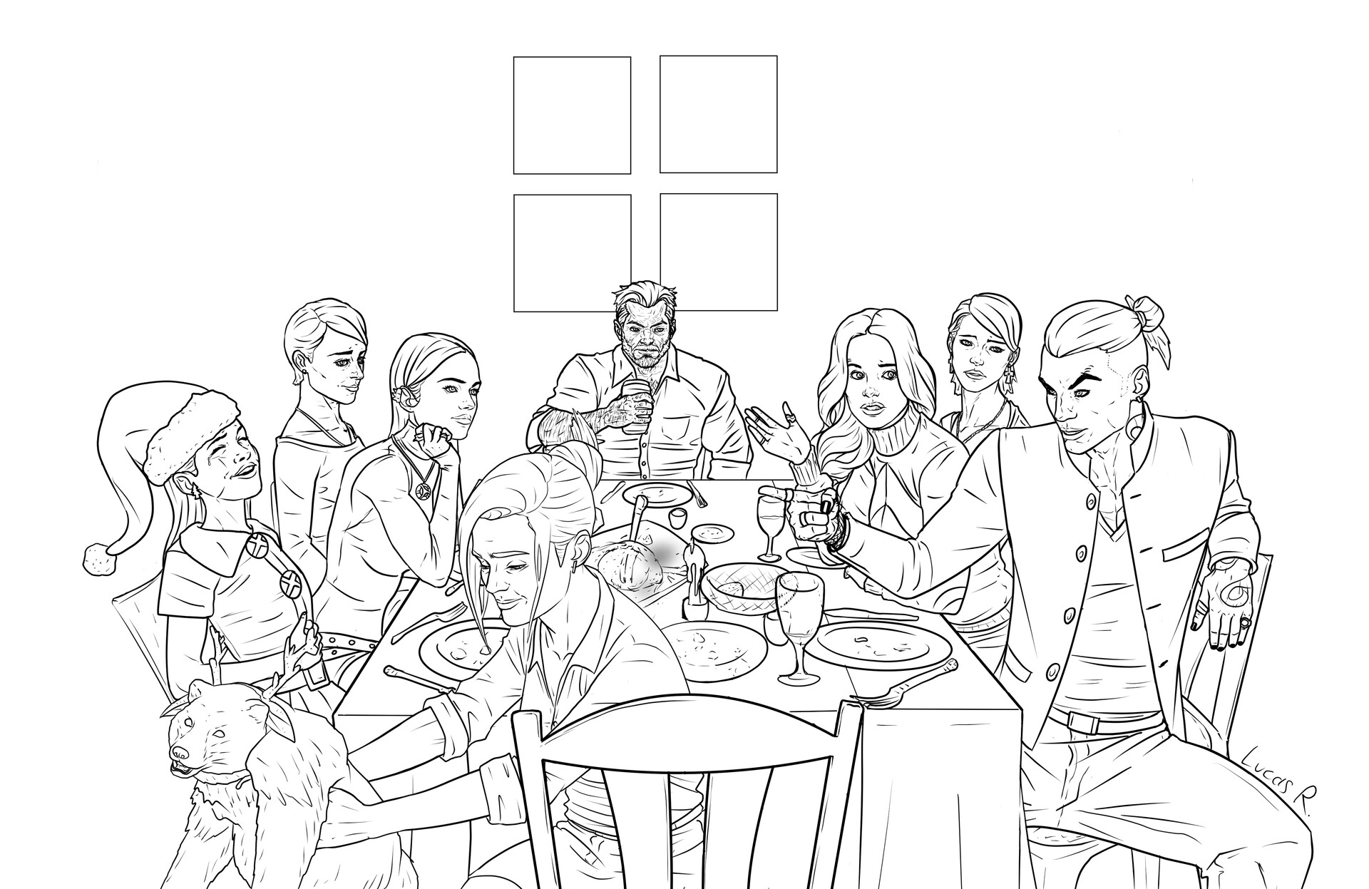 Lucas Rémoussin Scriptwriter Illustrator Art Commissions Gallery