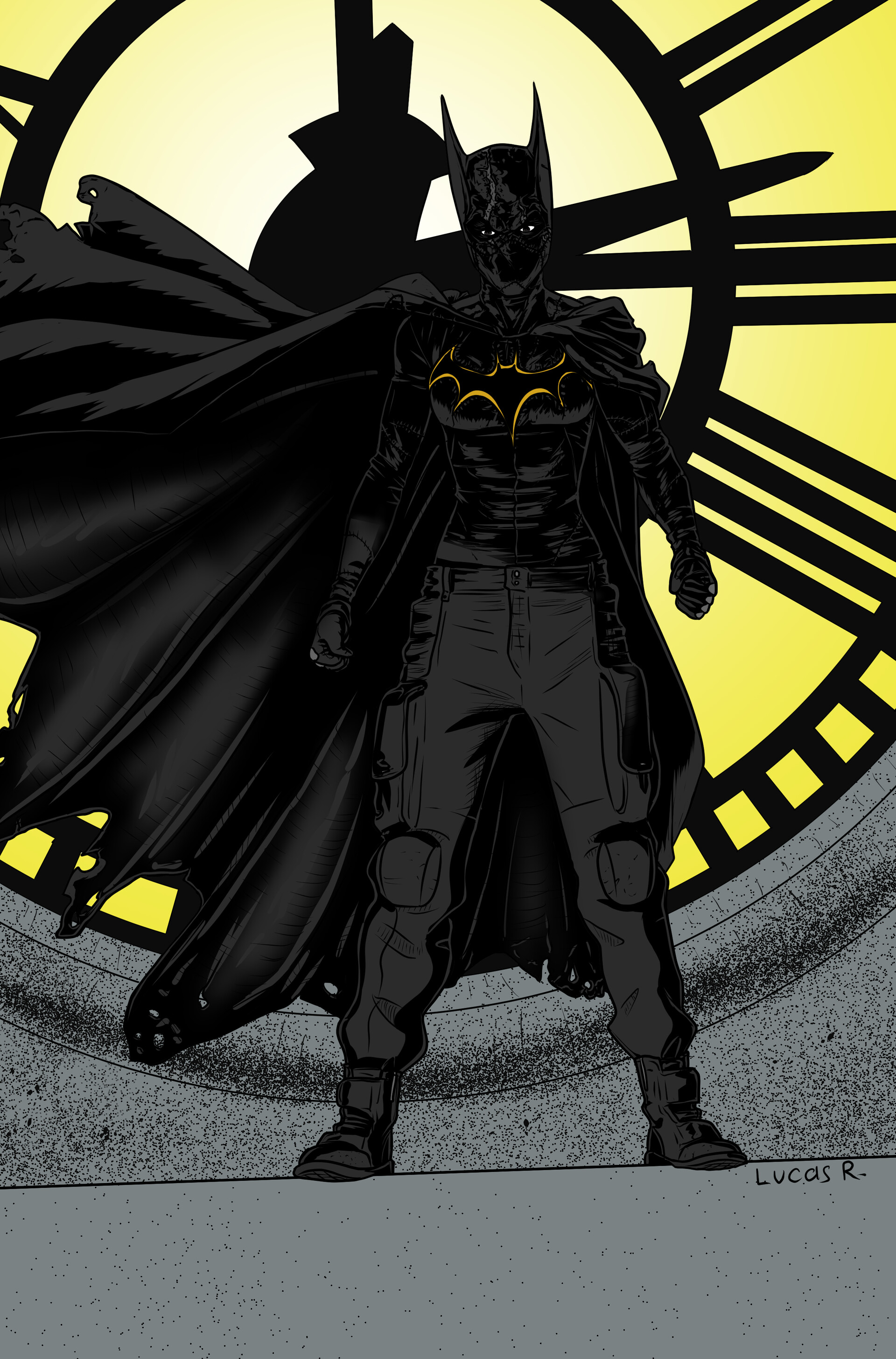 LUCAS RÉMOUSSIN - CASSANDRA CAIN BATGIRL DAY 1 - Commission - Nov. 2023