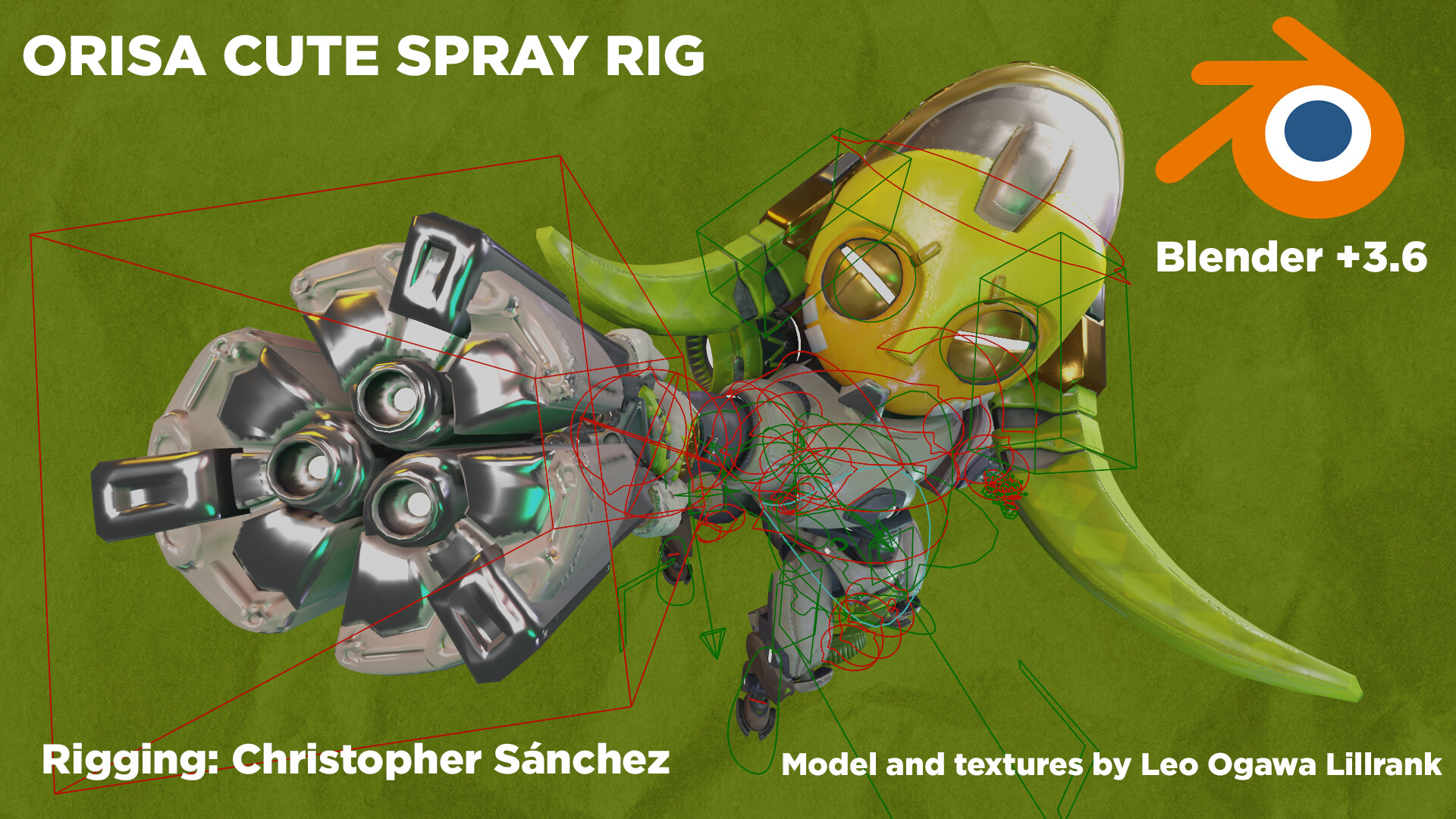 ArtStation - Orisa Spray Rig