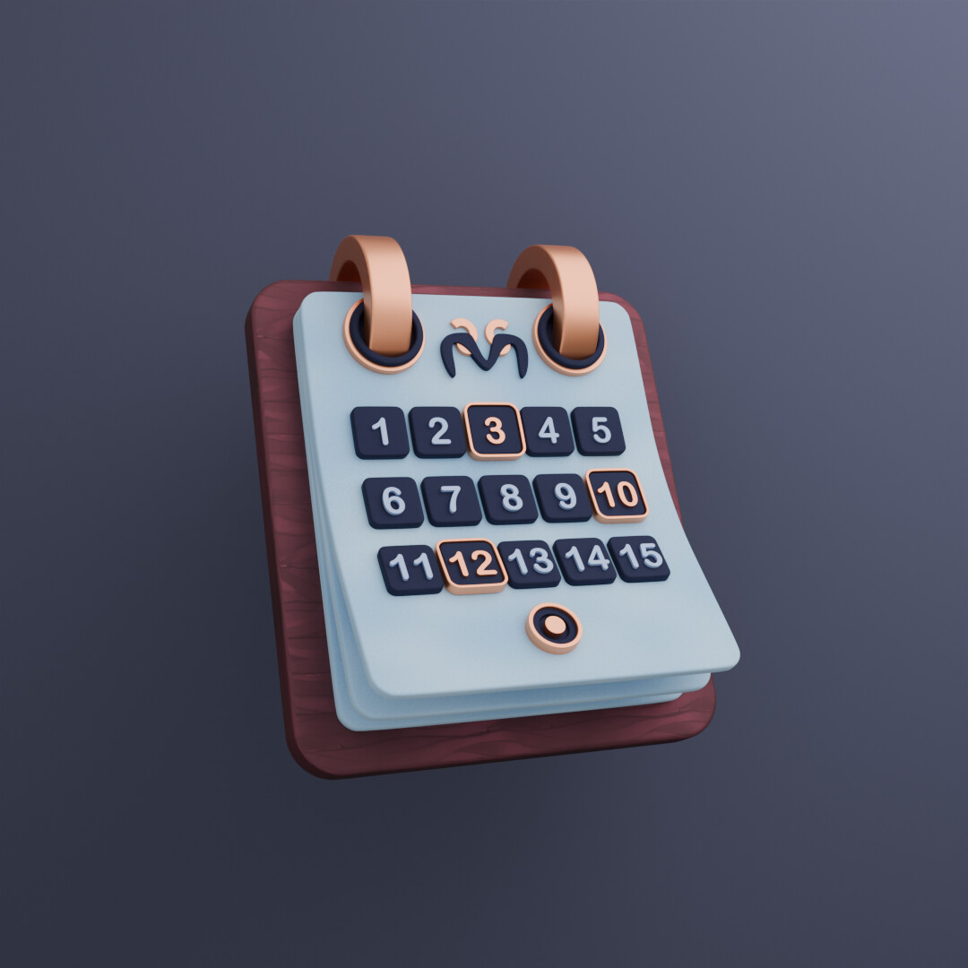 ArtStation - December calendar