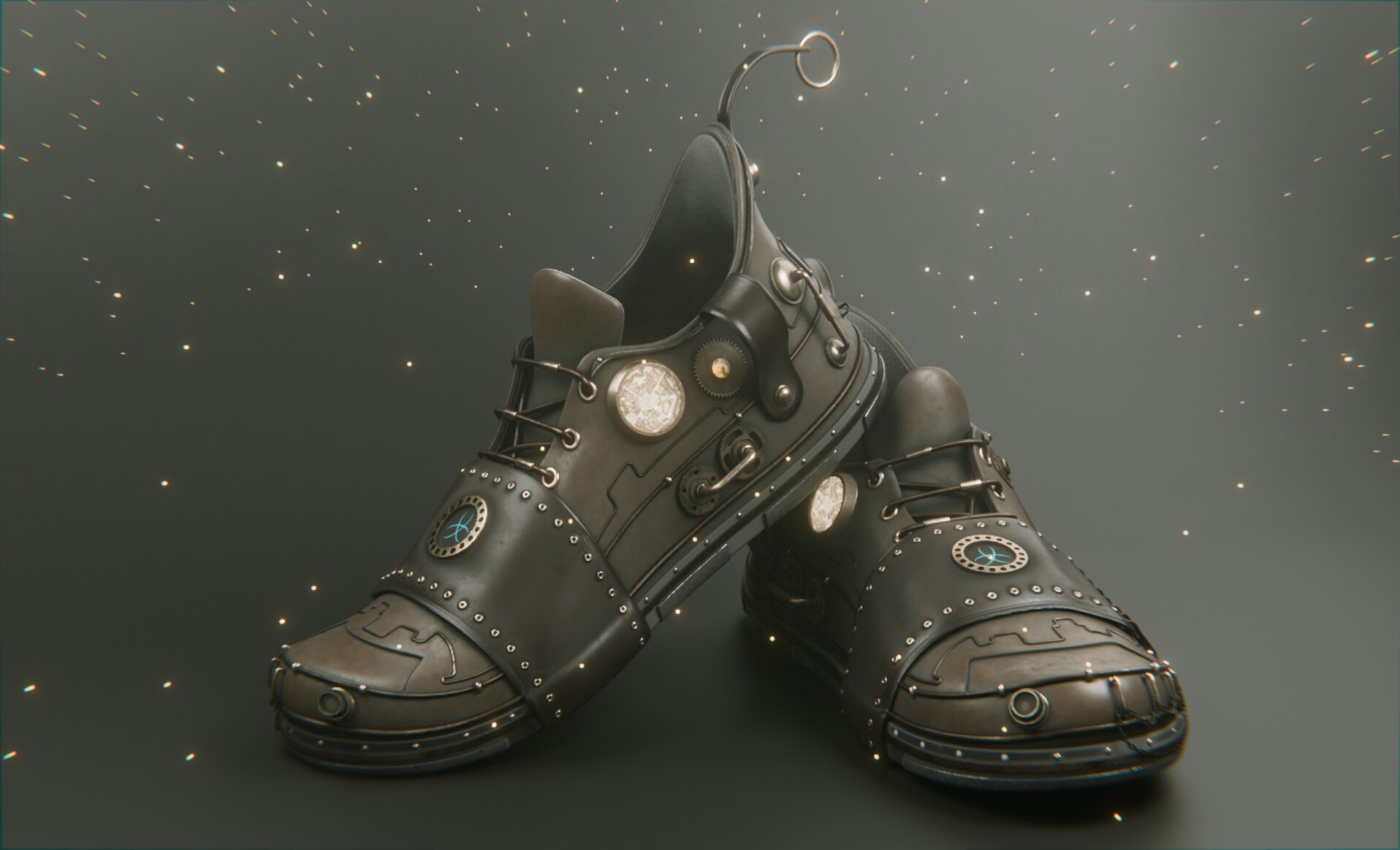 ArtStation - steampunk shoes