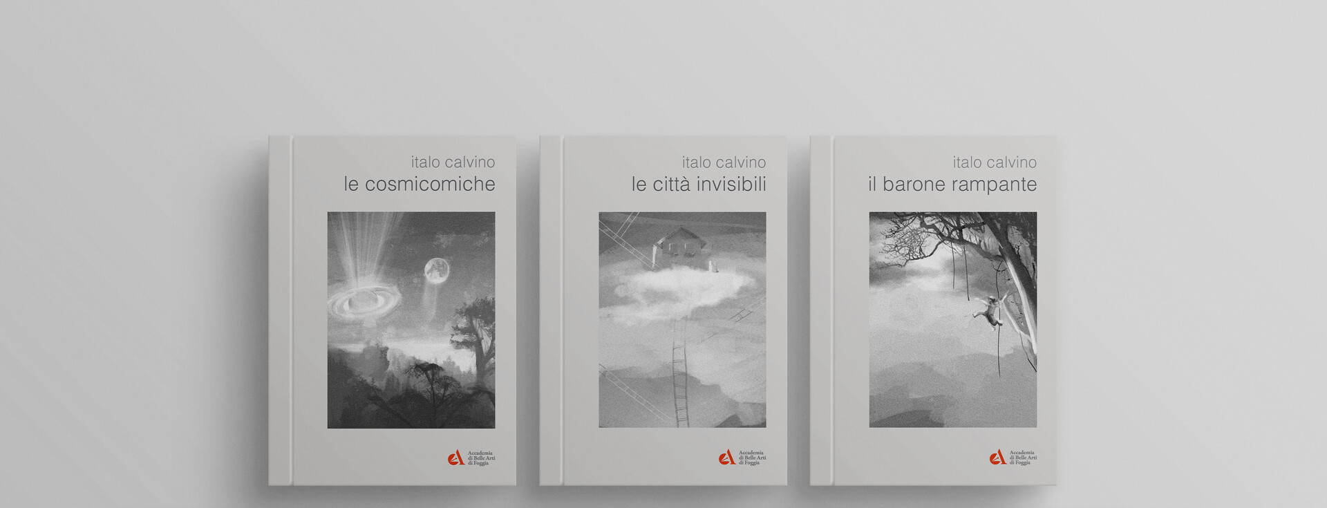 ArtStation - Graphic Design of Calvino's books