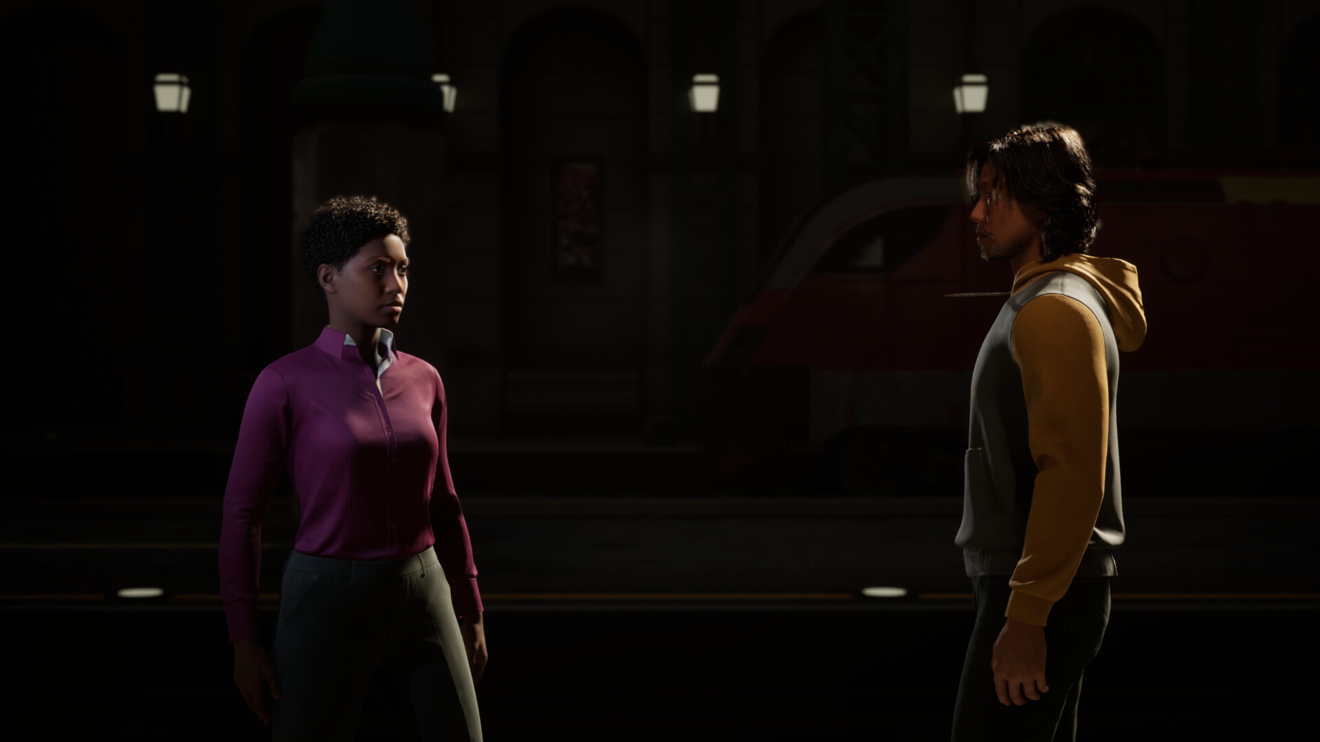 ArtStation - Lighting: Dialogue Scene example - Academic Study