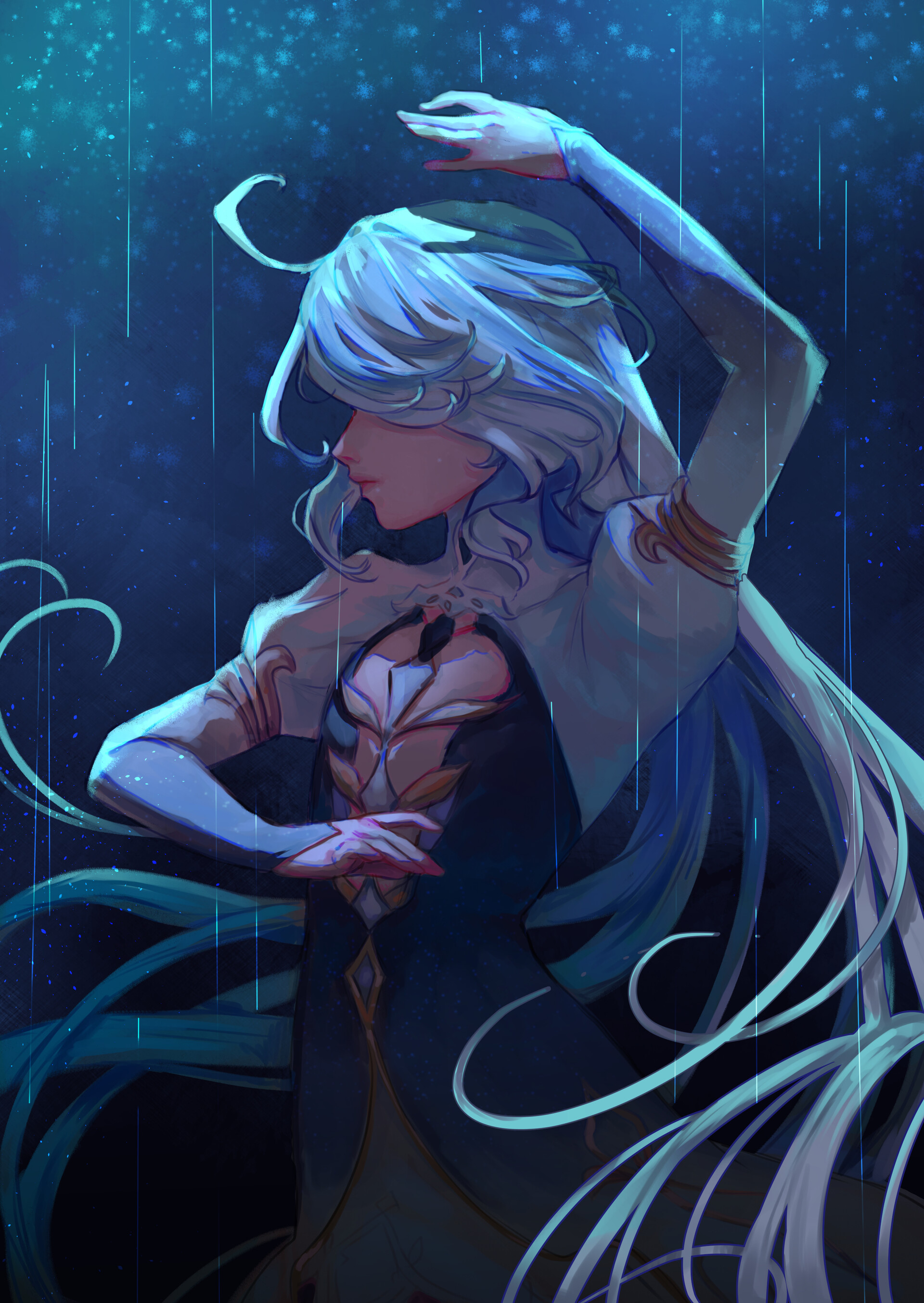 ArtStation - Focalors fanart