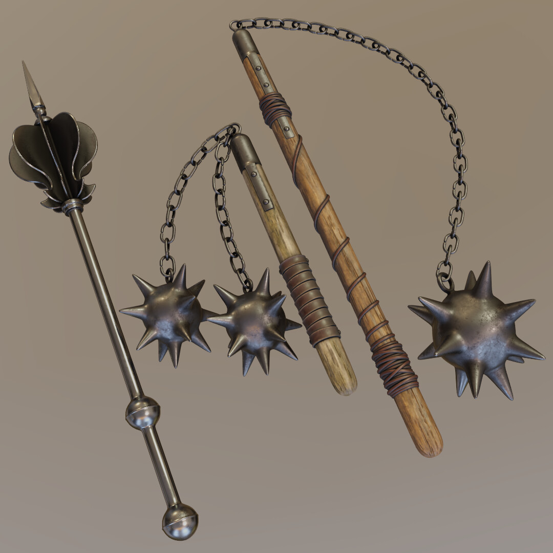 ArtStation - Medieval Maces