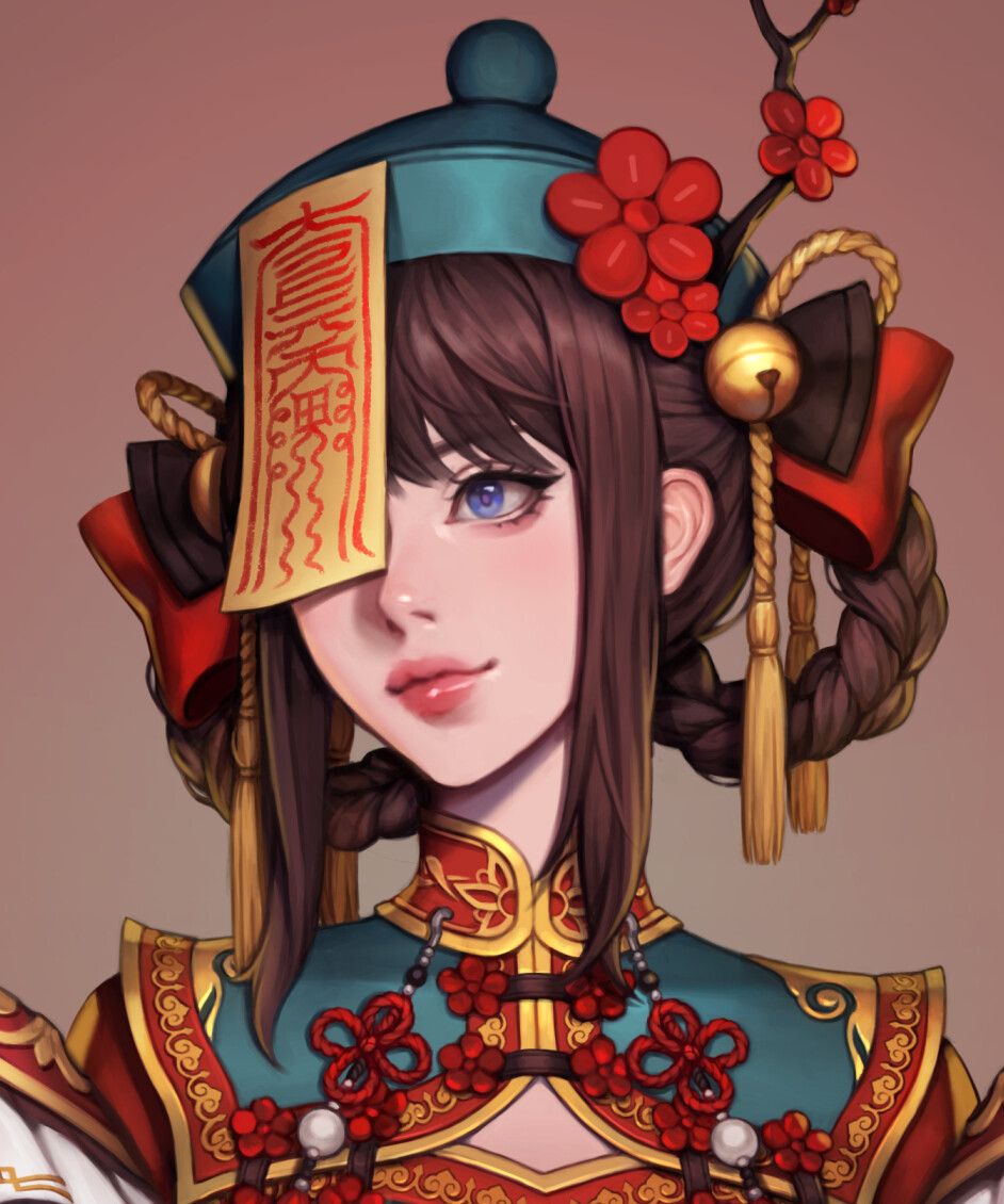 ArtStation - frozen corpse girl character disign