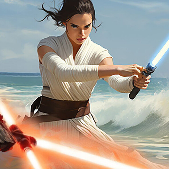 ArtStation - Rey on a secret planet.🌍🚀