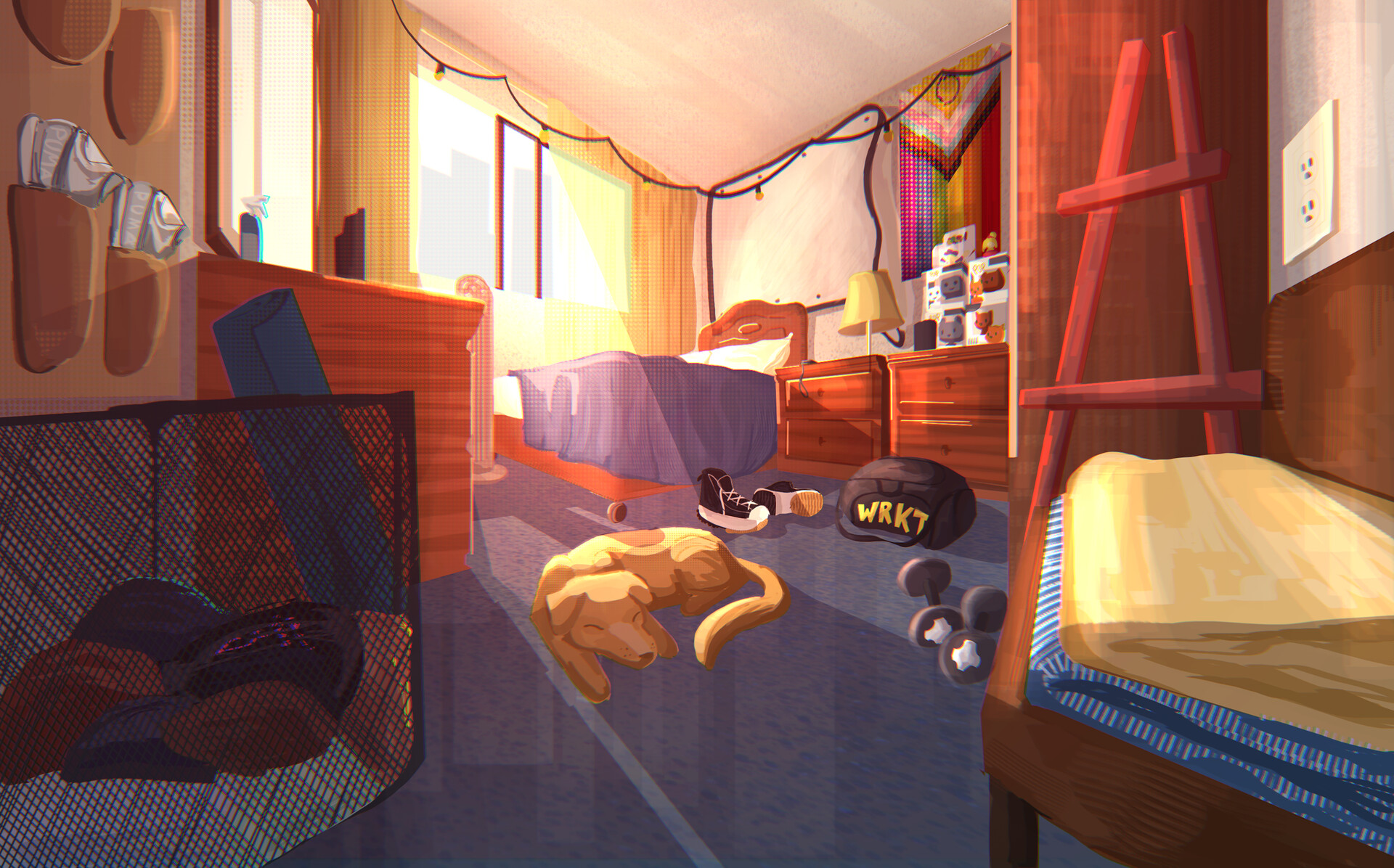 ArtStation - Spider-Verse Room Study