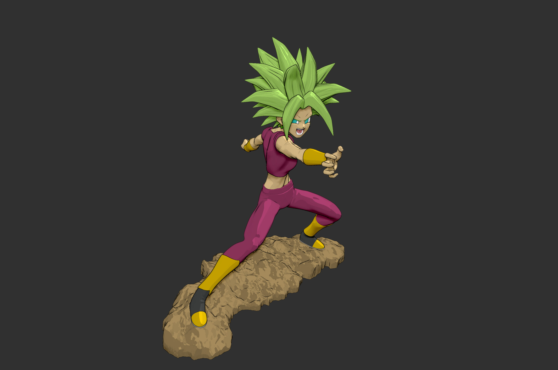 ArtStation - Dragonball Super Kefla 3D Printing