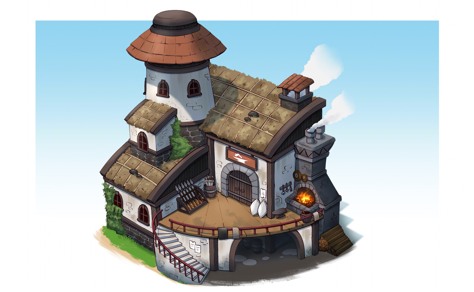 Nadiah Najib - Fantasy Blacksmith Shop