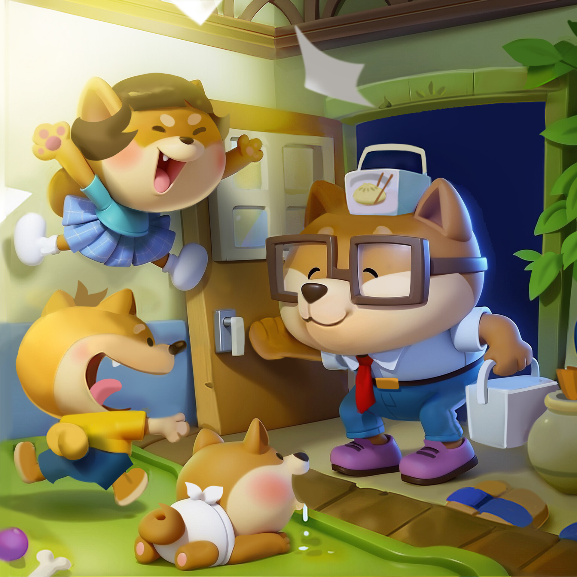 ArtStation - Shiba Family