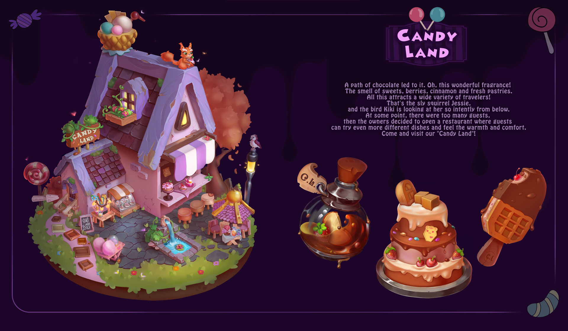 ArtStation - Candy Land