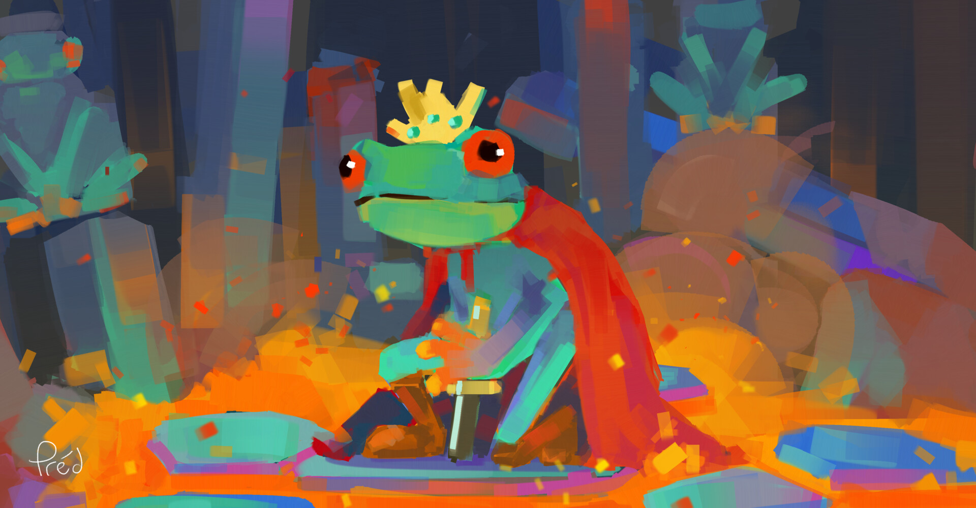 ArtStation - The Frog Prince
