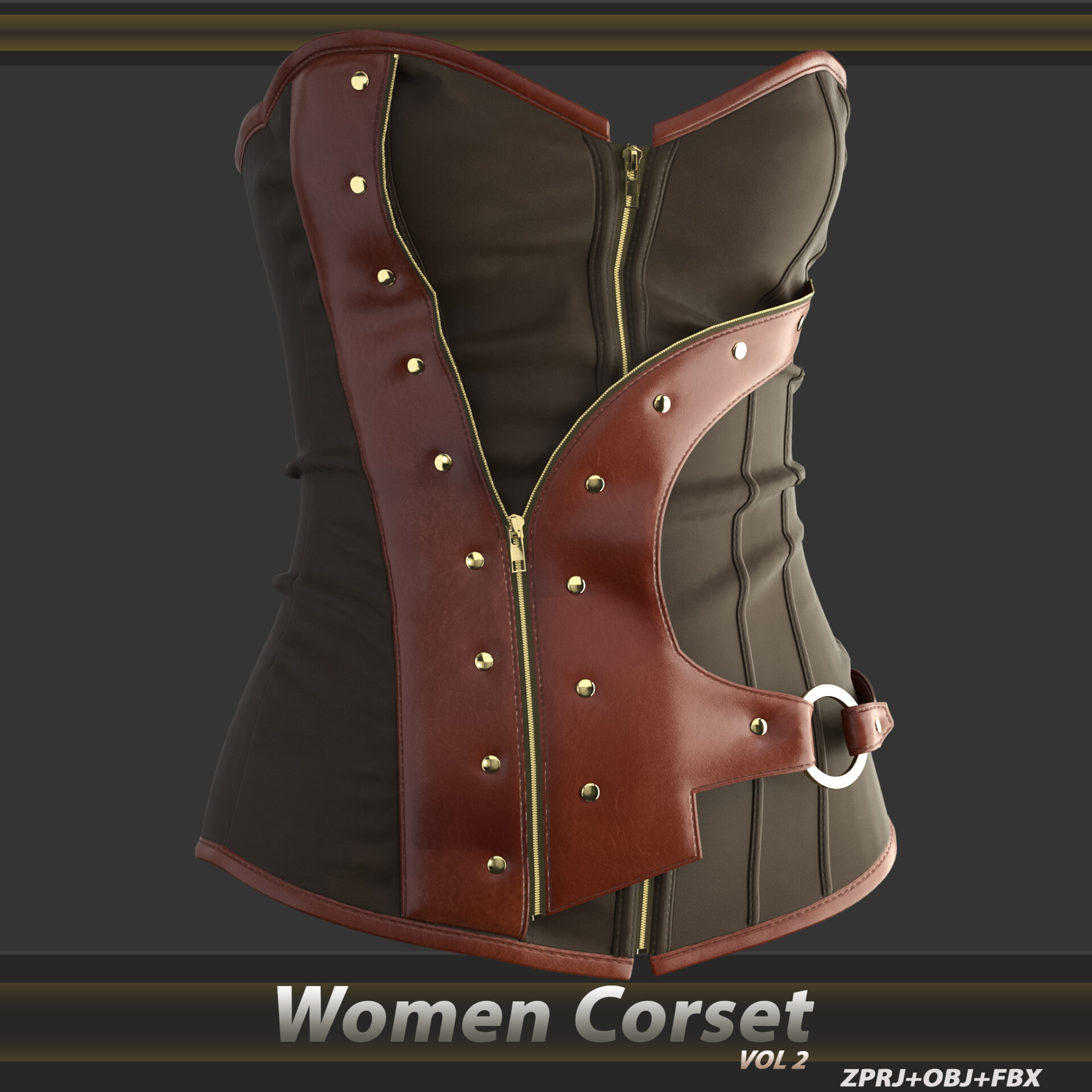ArtStation - Women Corset No.4