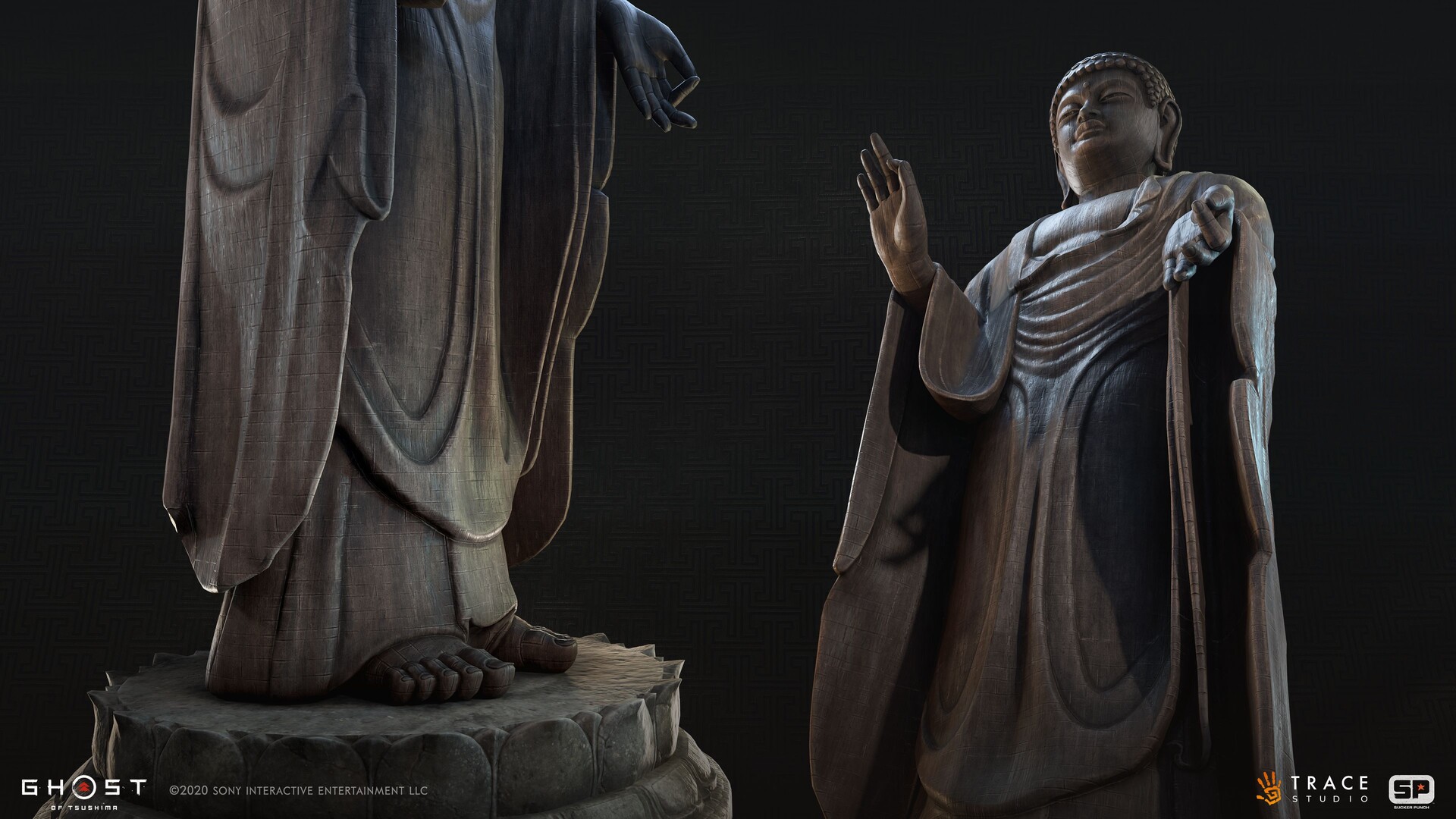 TRACE studio - Ghost of Tsushima: Environment Statues