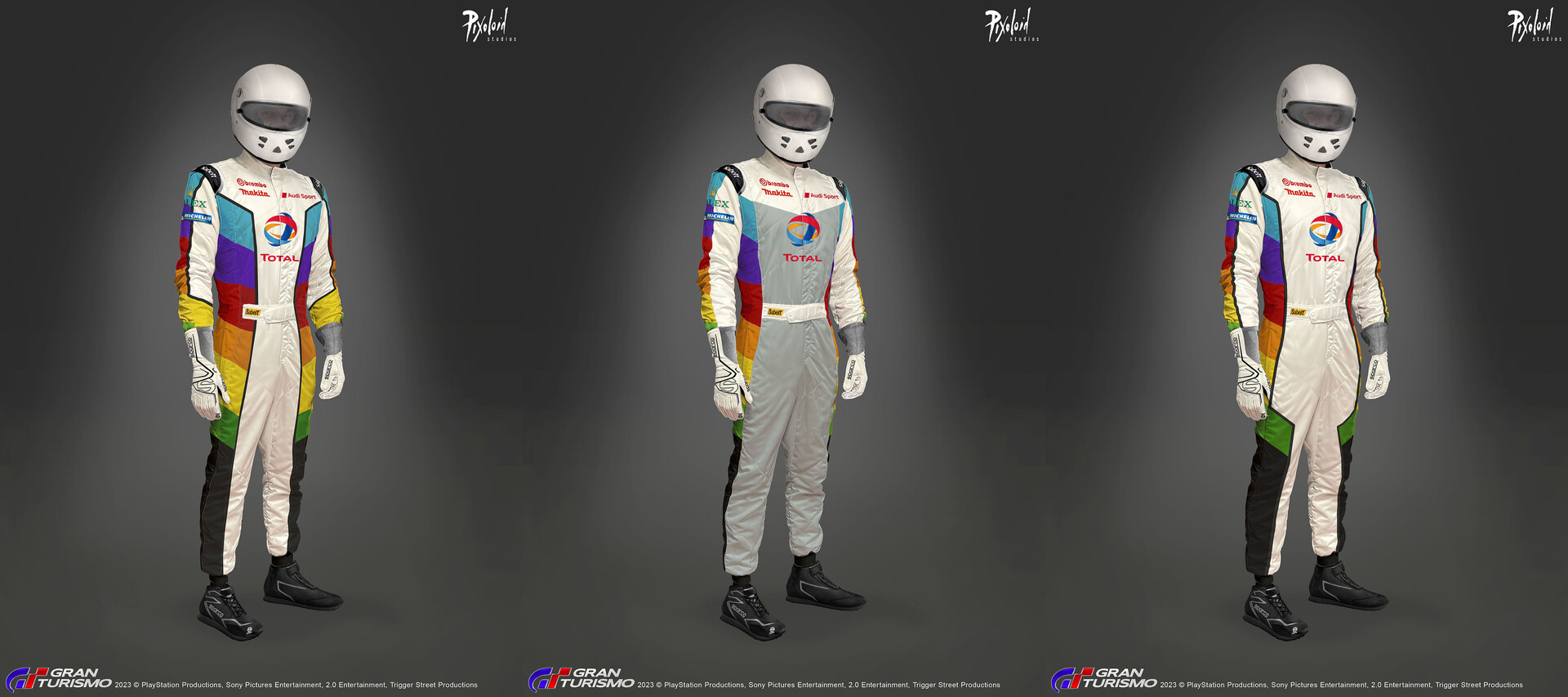 Pixoloid Studios - Audi Driver and Pit Crew