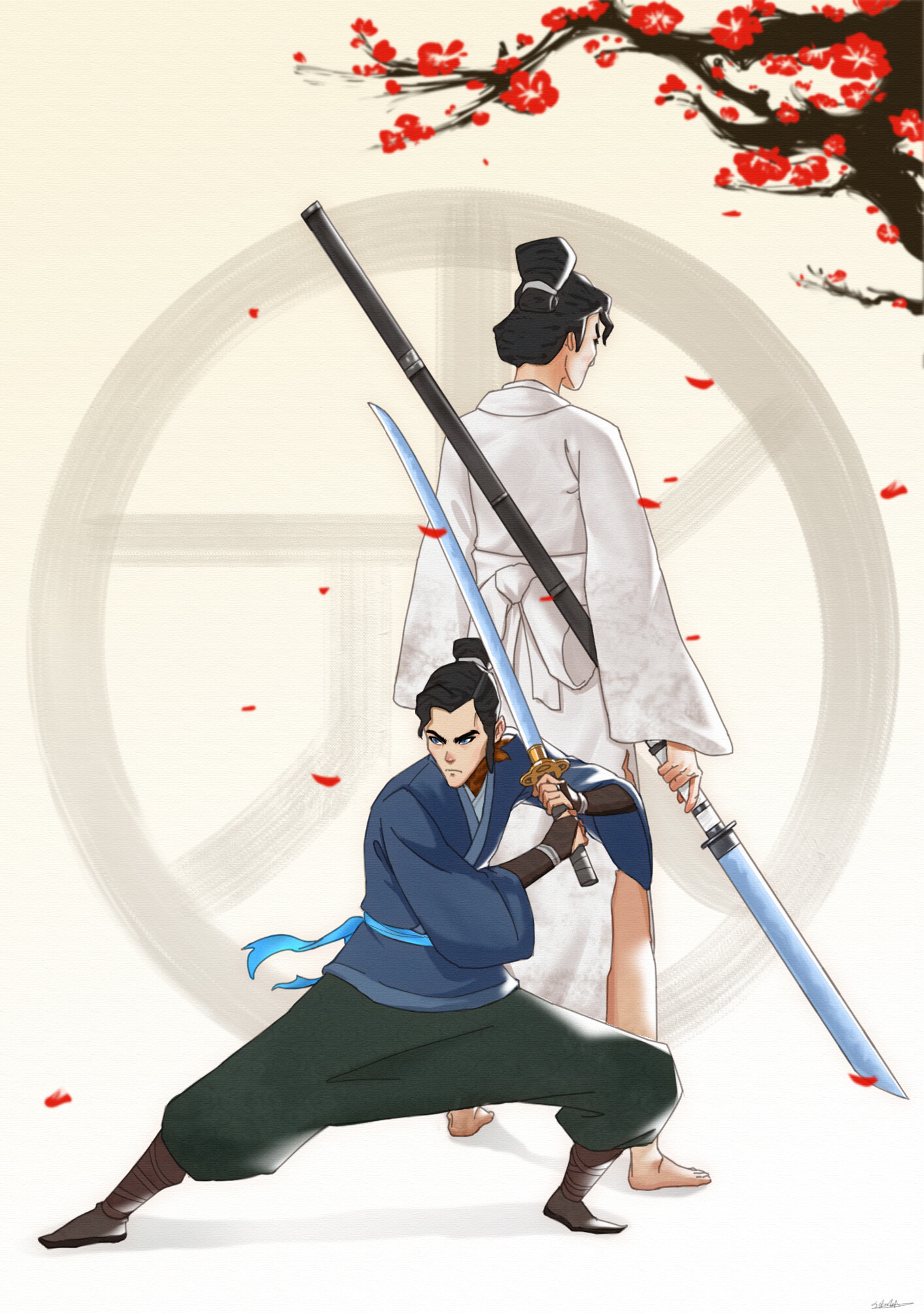 ArtStation - Blue Eye Samurai Fanart