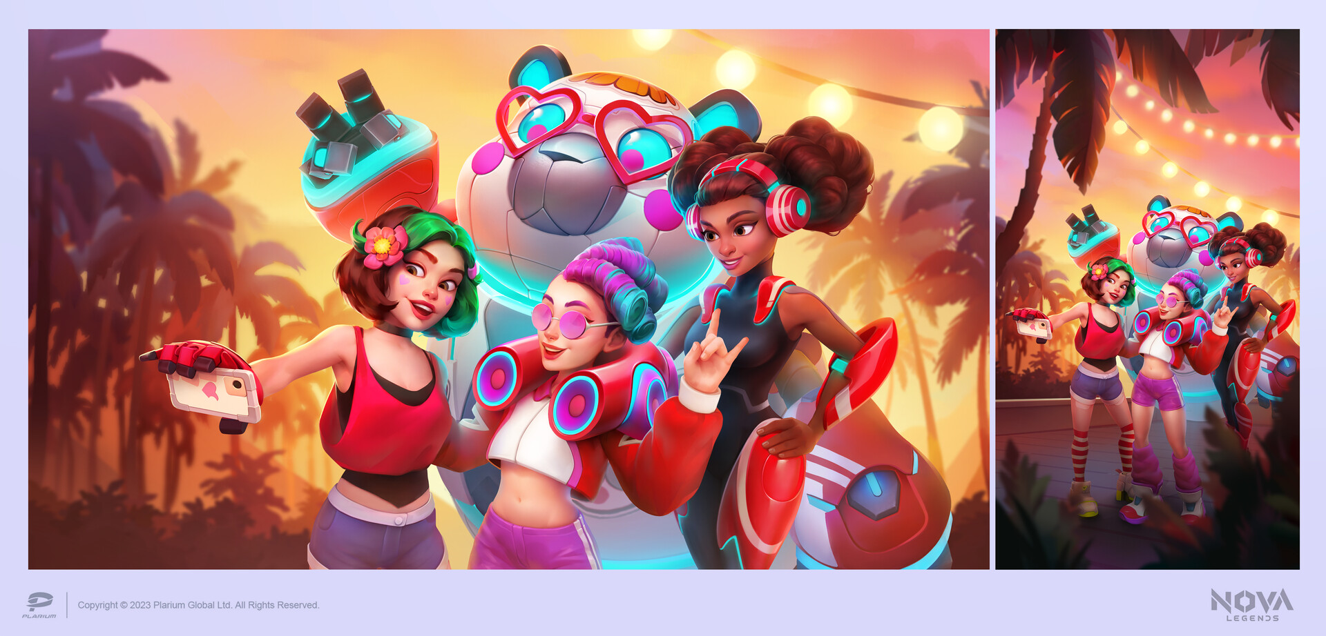 Diana Hryhorian - Nova Legends - banners / Plarium