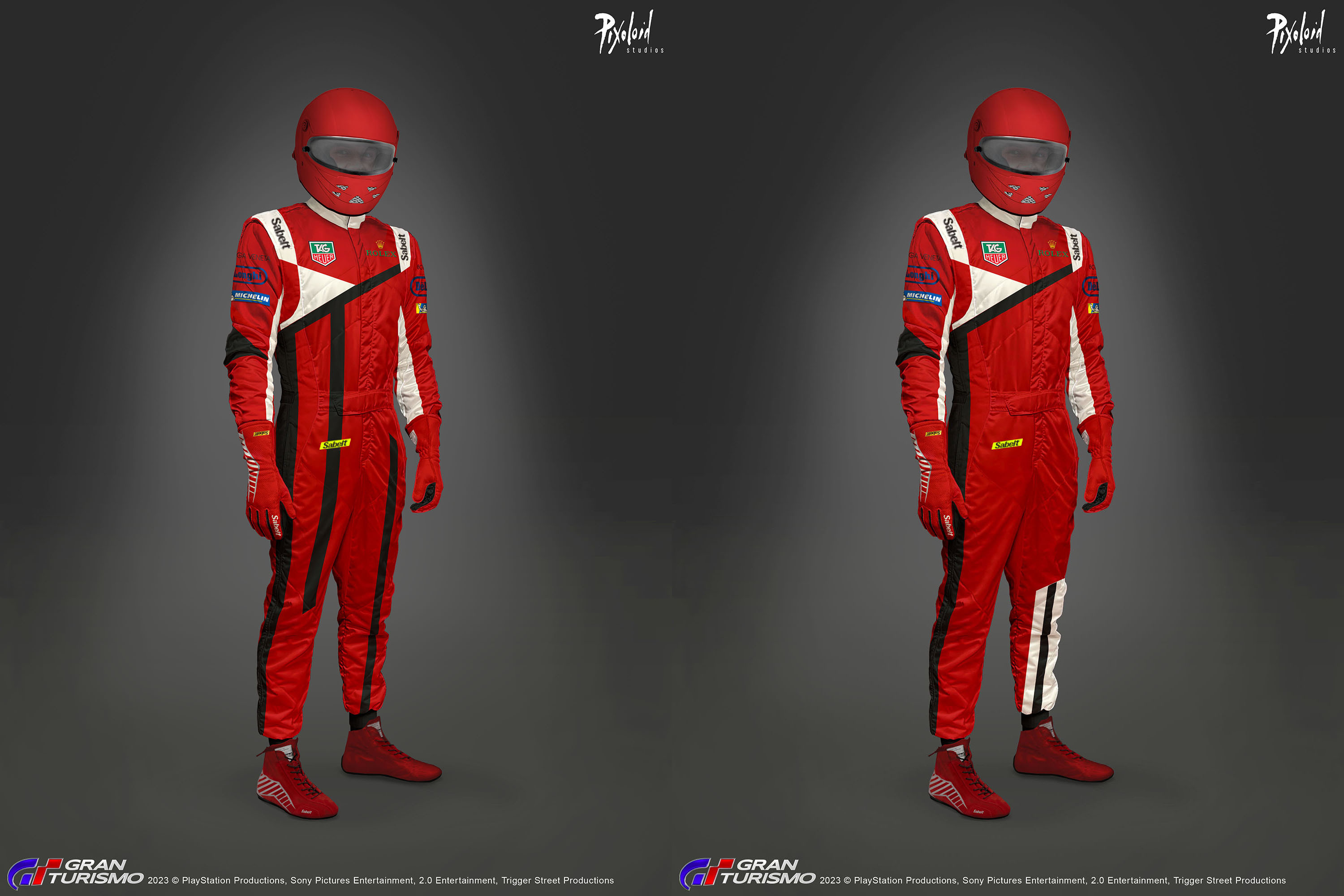 Pixoloid Studios - Ferrari Driver and Pit Crew