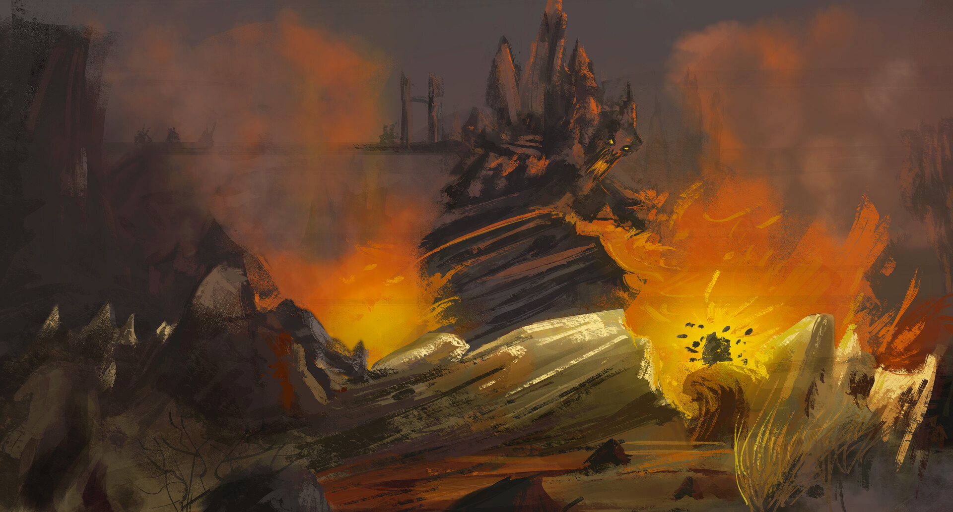 ArtStation - Fire Titan