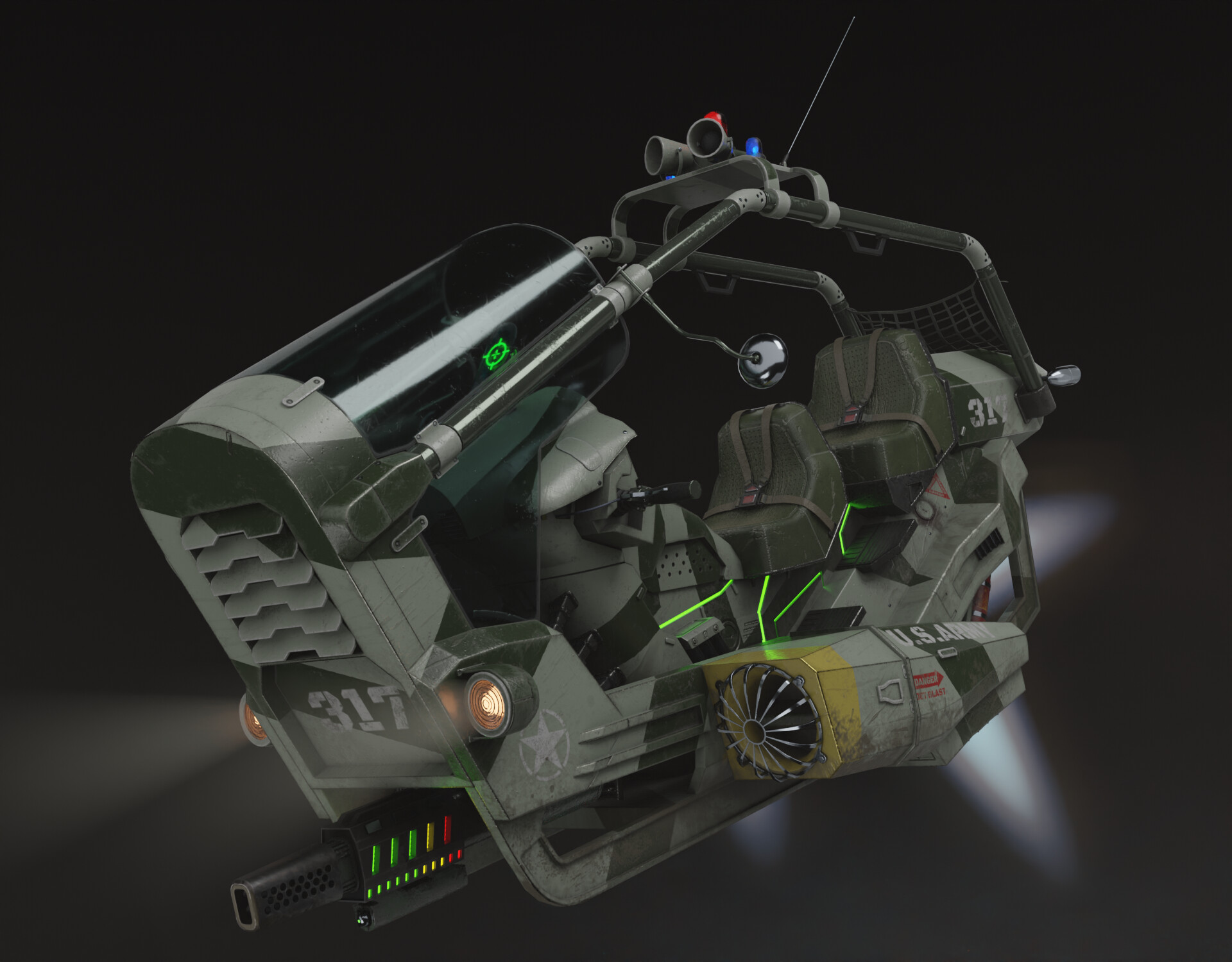 ArtStation - Hoverbike concept