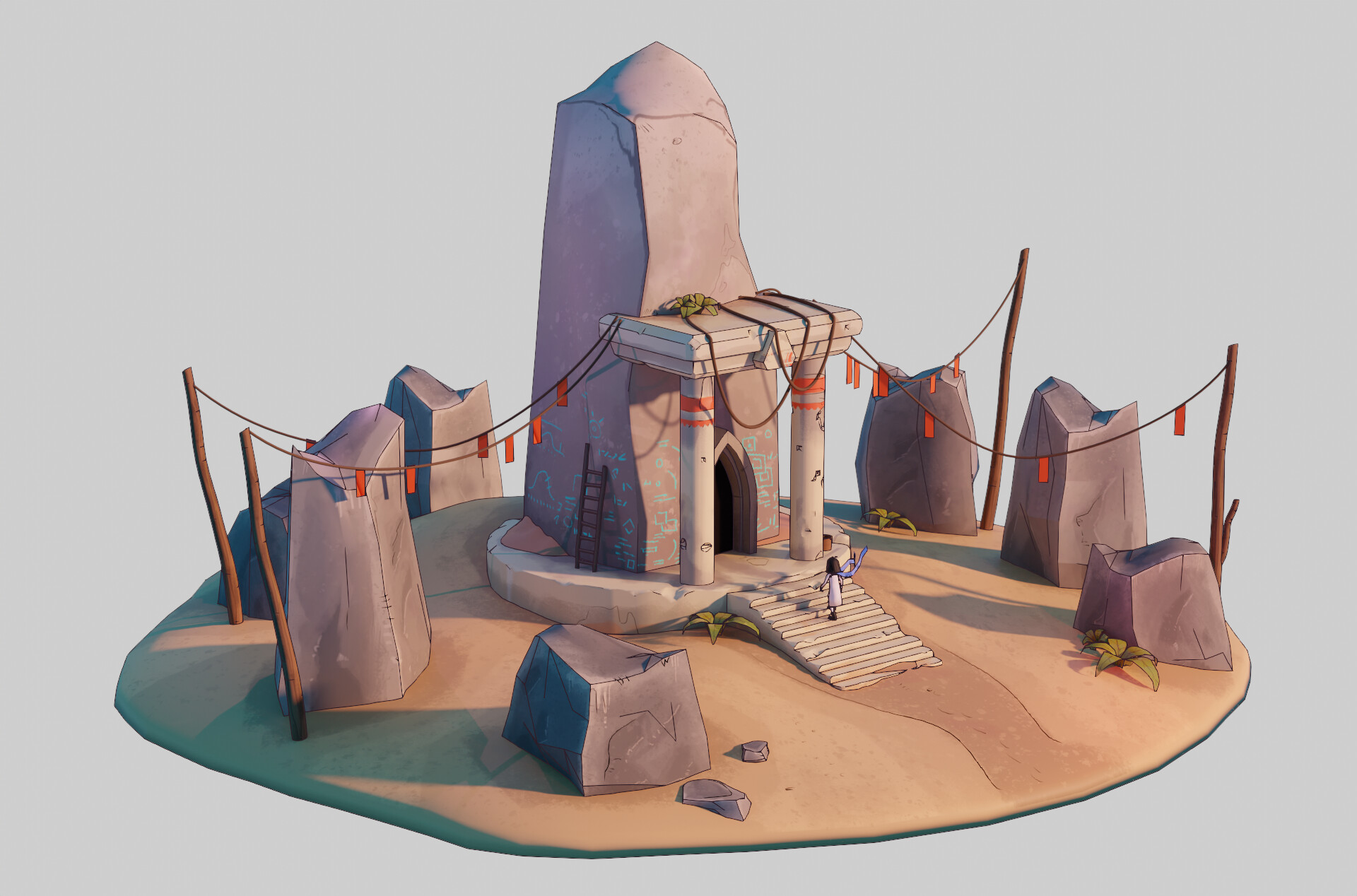 ArtStation - Desert Shrine