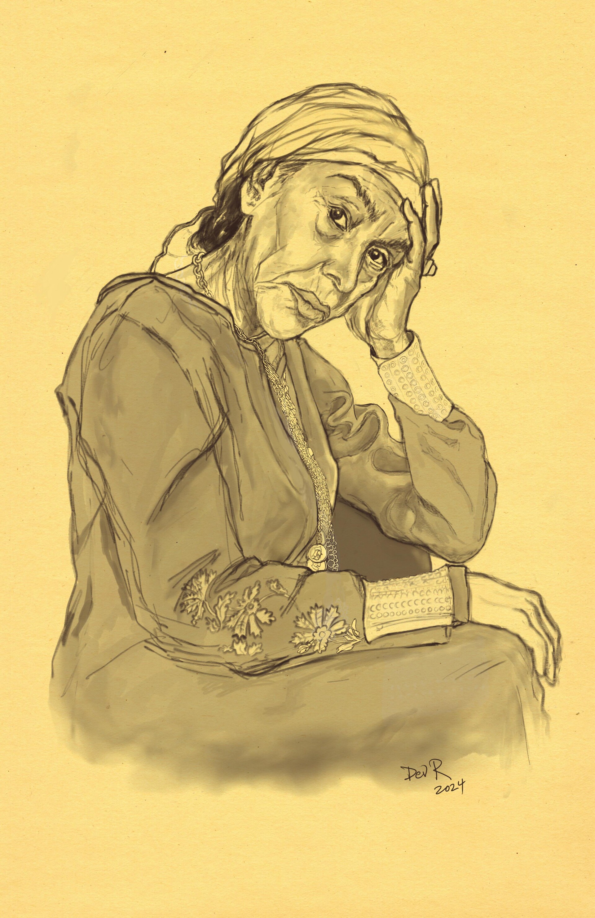 ArtStation - Concerned Woman