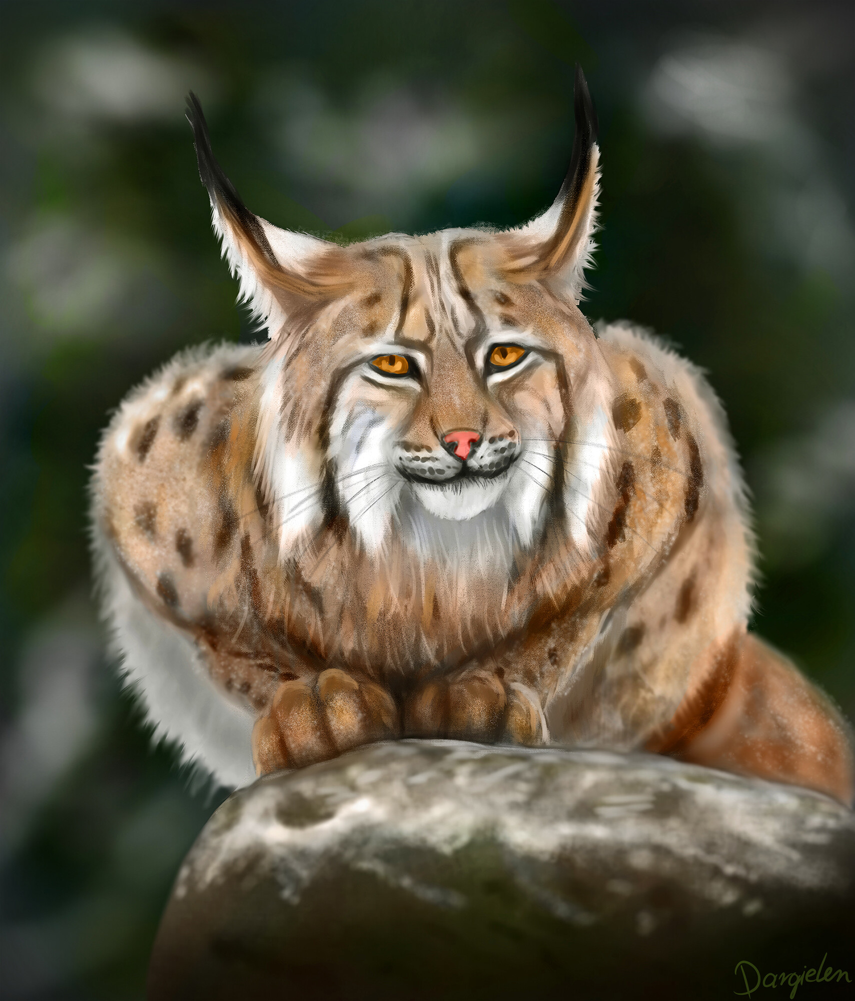 ArtStation - Eurasian lynx (Lynx lynx)
